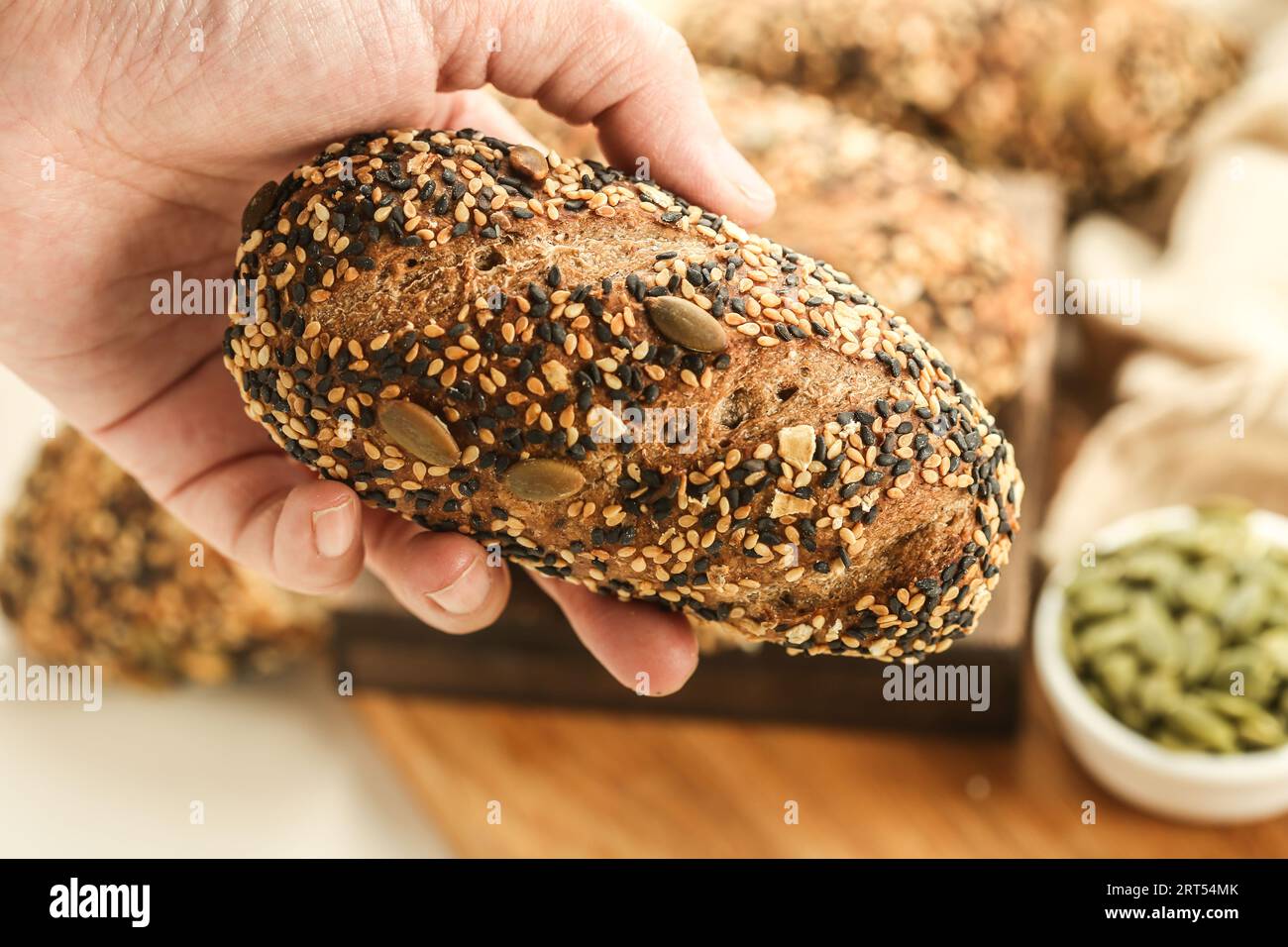 Vintage bread photo, original raw wheat bread, hi res photo Stock Photo ...