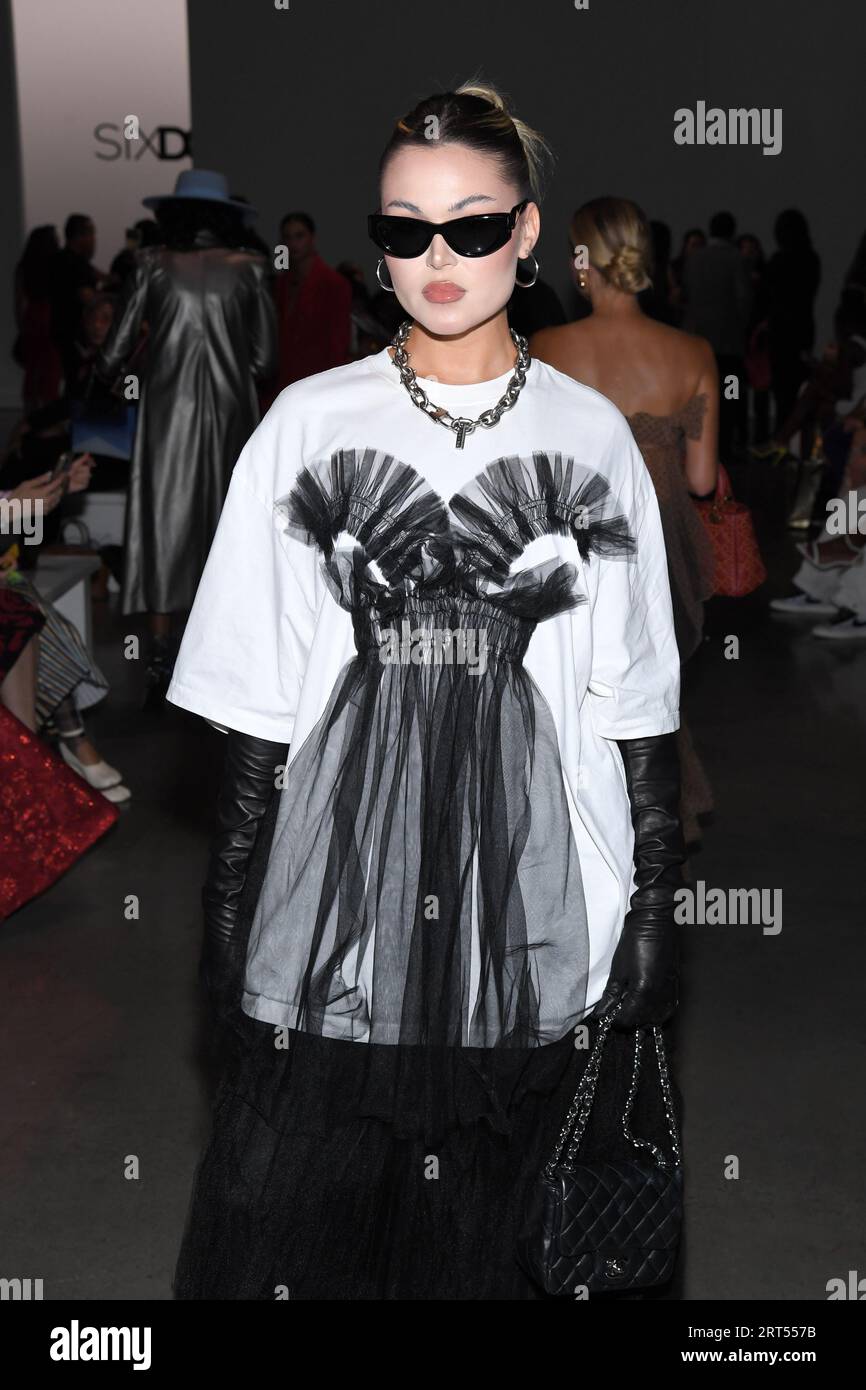 New York, USA. 10th Sep, 2023. Natalie Zarra attending the SIXDO SS24 ...