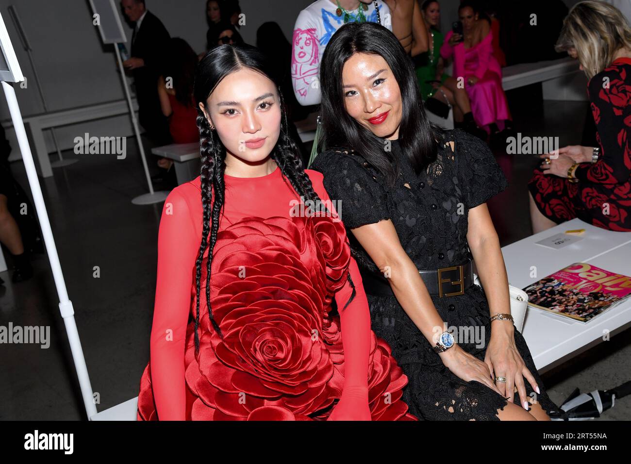 New York, USA. 10th Sep, 2023. Diana Zhang (right) attending the SIXDO ...