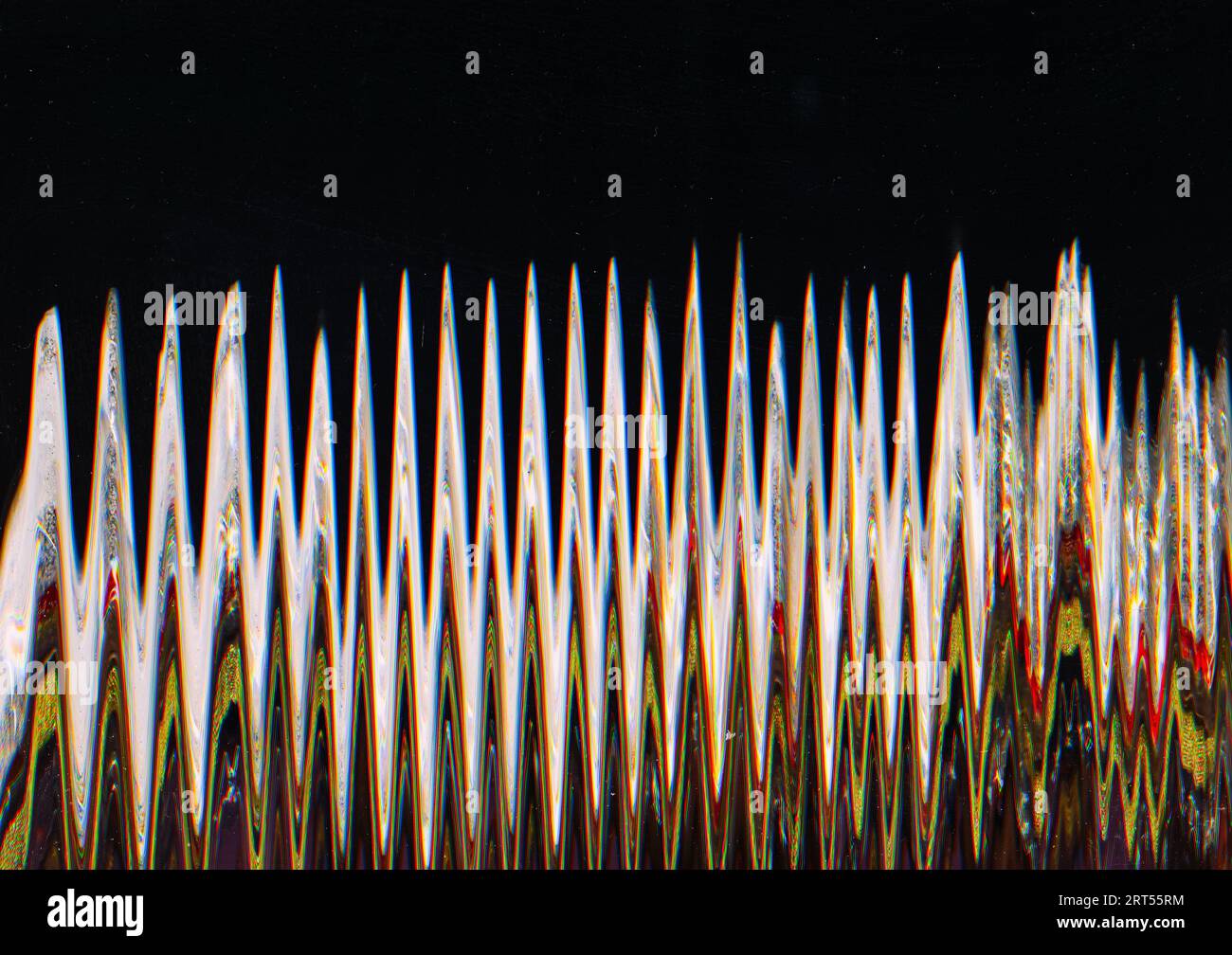 Vhs noise signal distortion digital glitch zigzag Stock Photo - Alamy