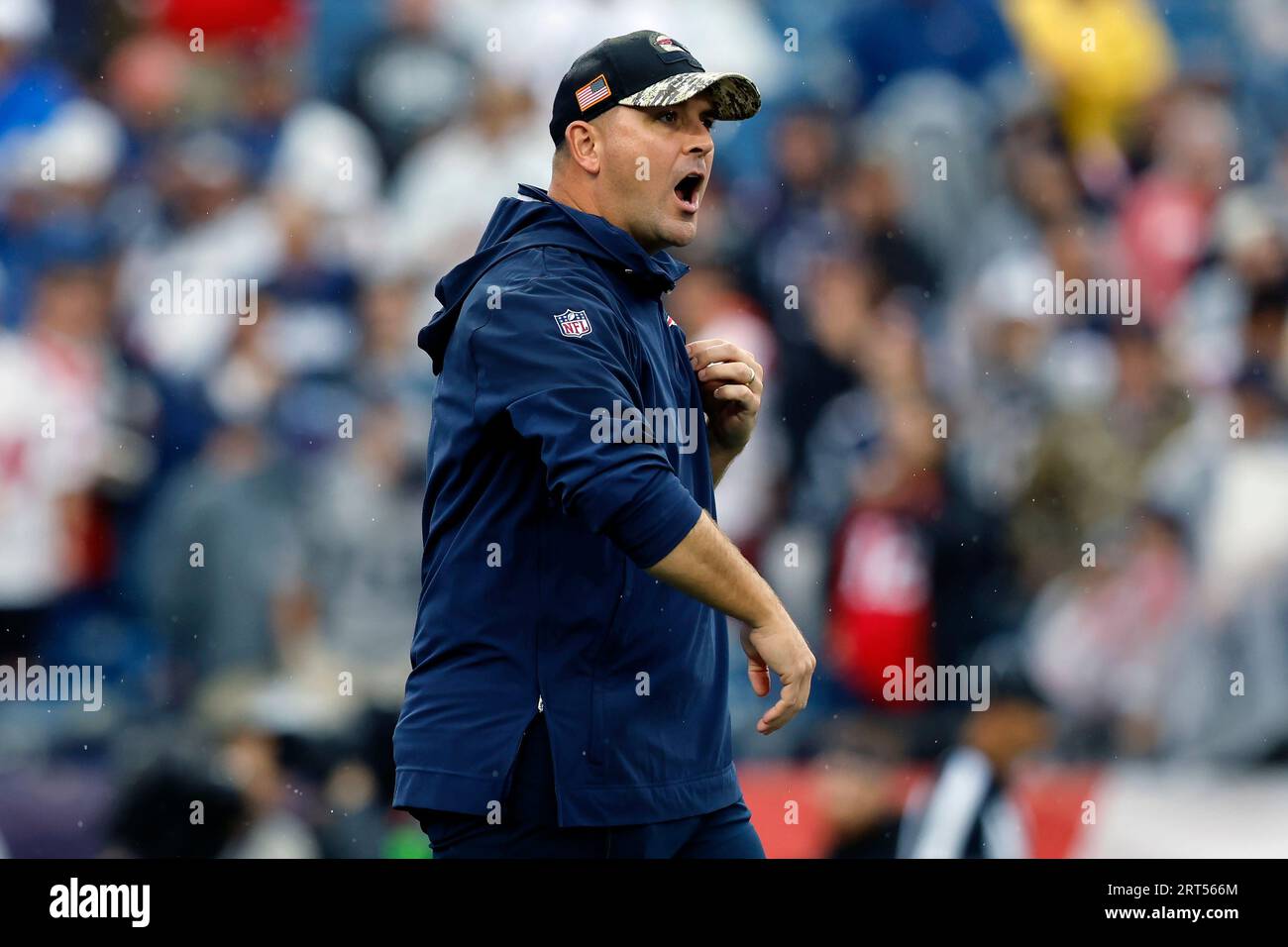 New England Patriots assistant head coach Joe Judge prior to an NFL ...
