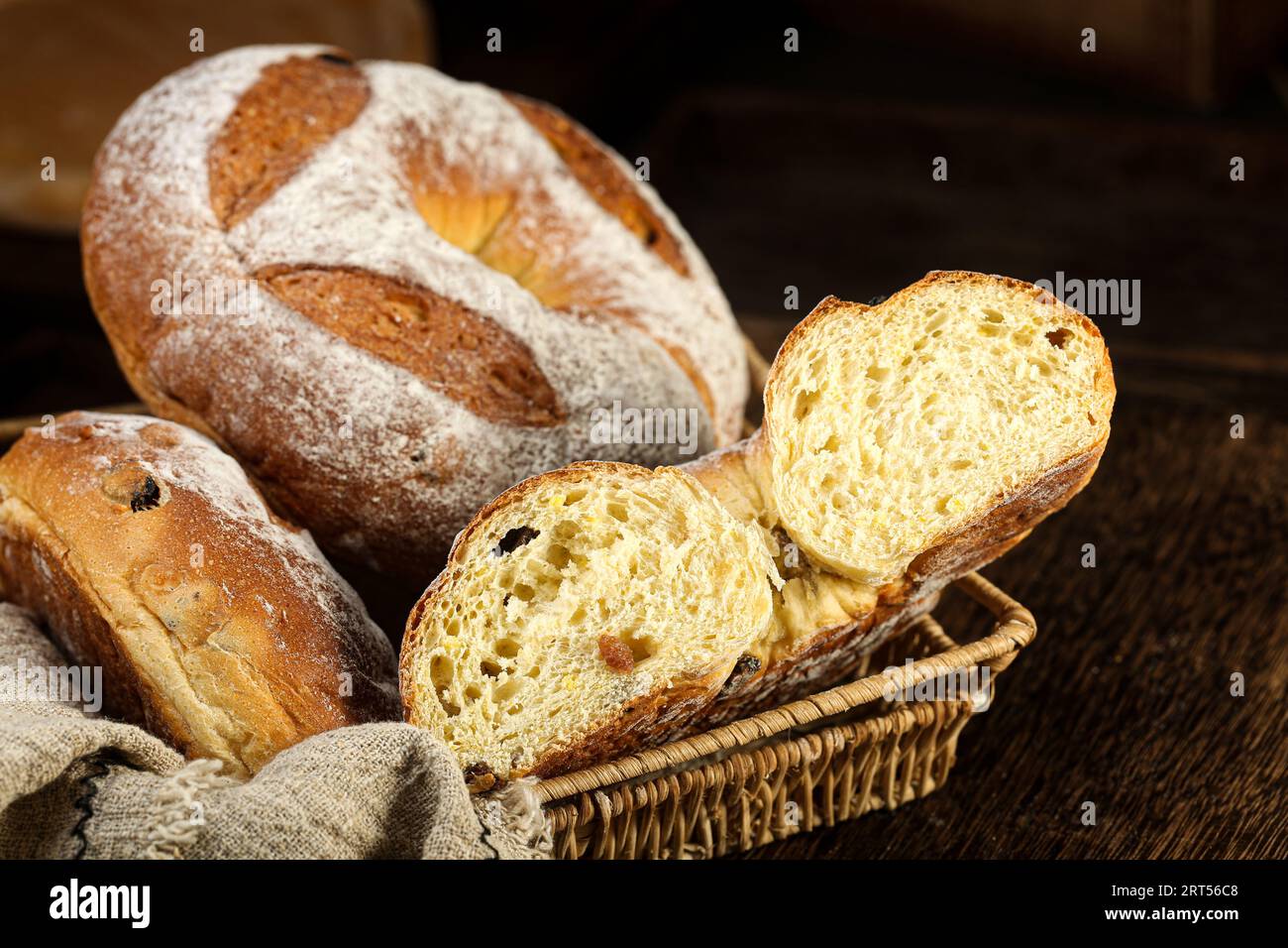 Vintage bread photo, original raw wheat bread, hi res photo Stock Photo ...