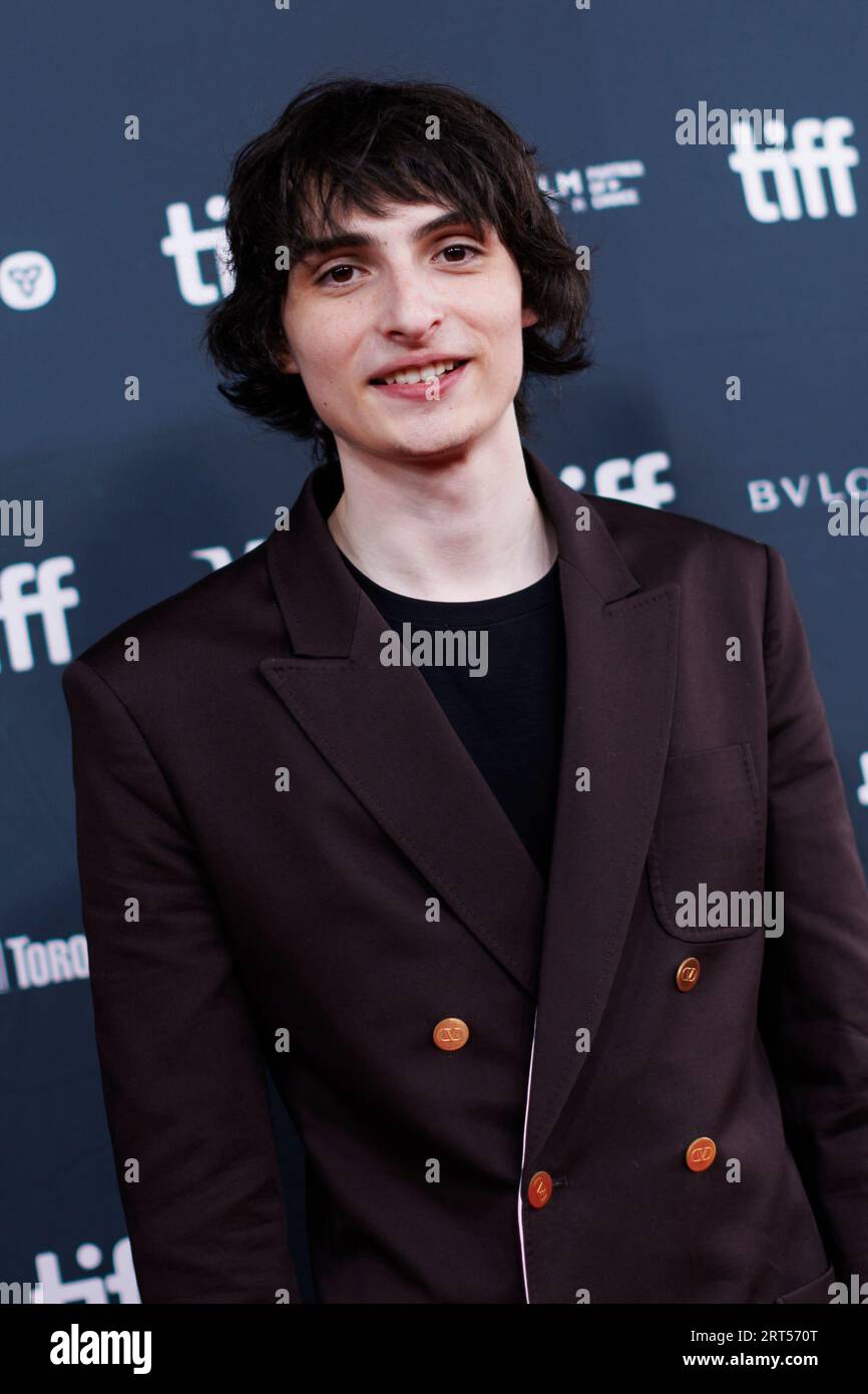 Director Finn Wolfhard arrives on the red carpet ahead of the premiere ...