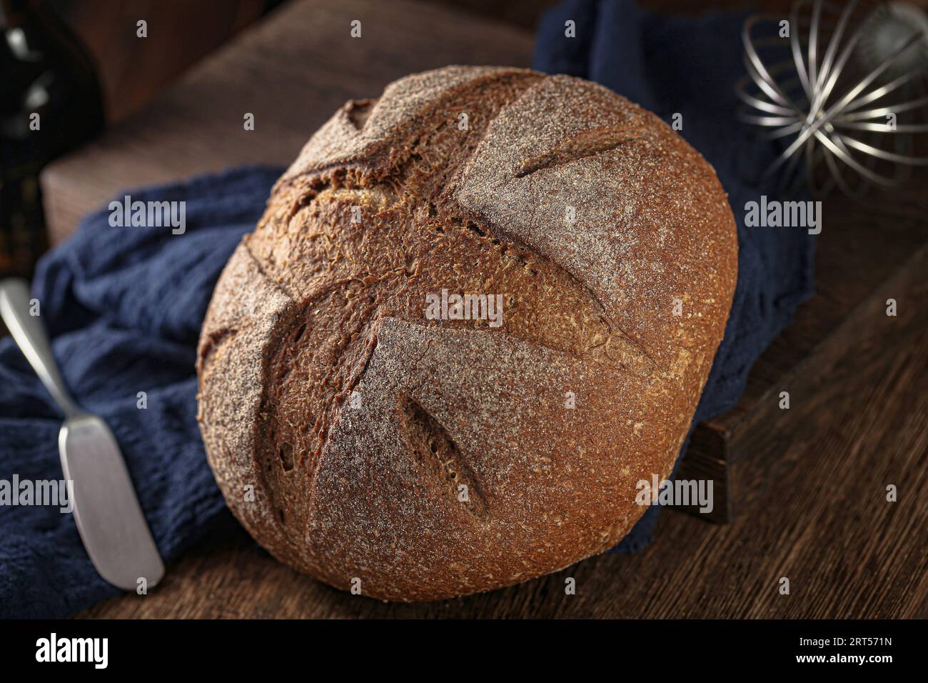 Vintage bread photo, original raw wheat bread, hi res photo Stock Photo ...