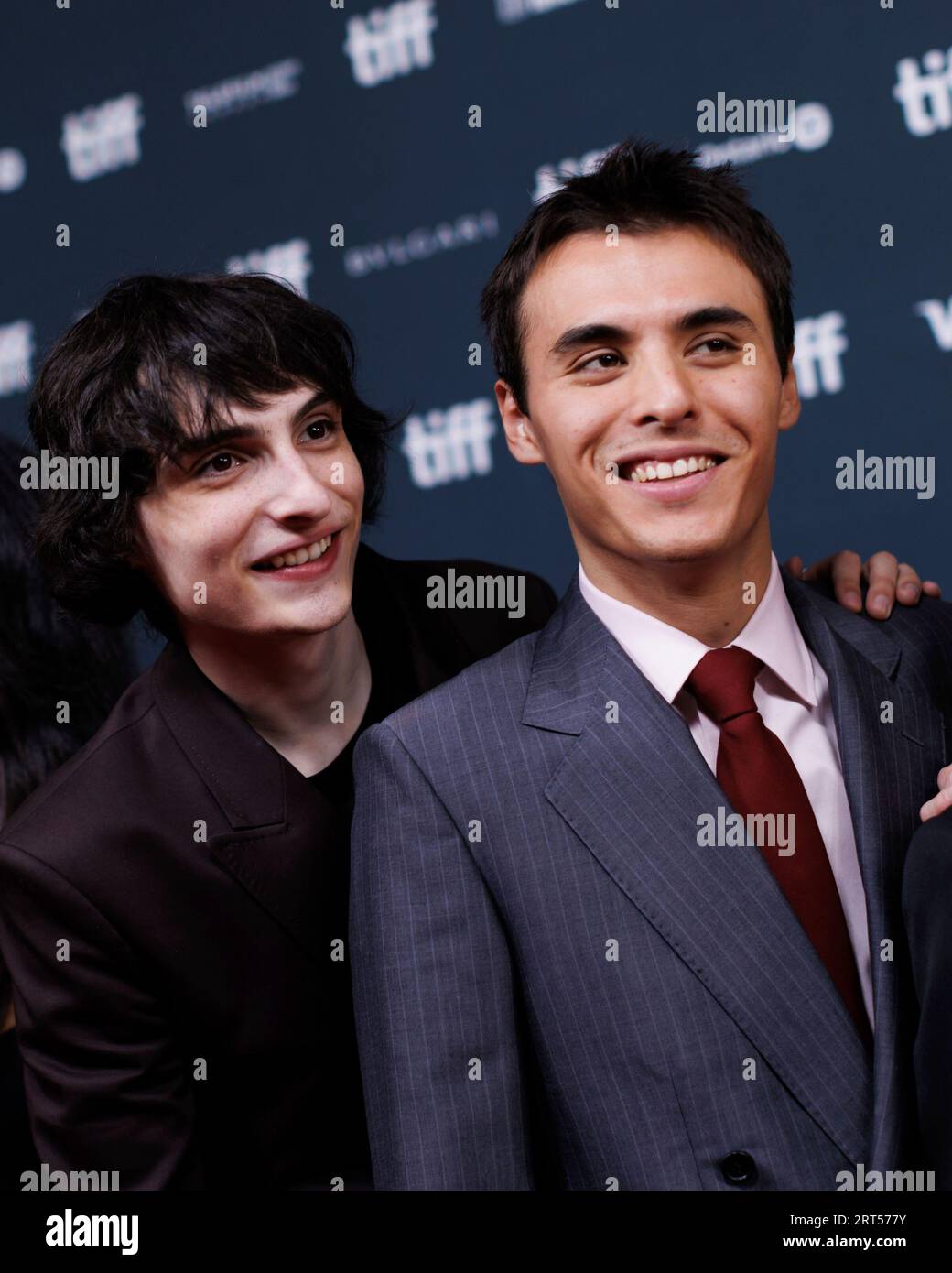 Co-directors Finn Wolfhard, left, and Billy Bryk pose for photos on the ...