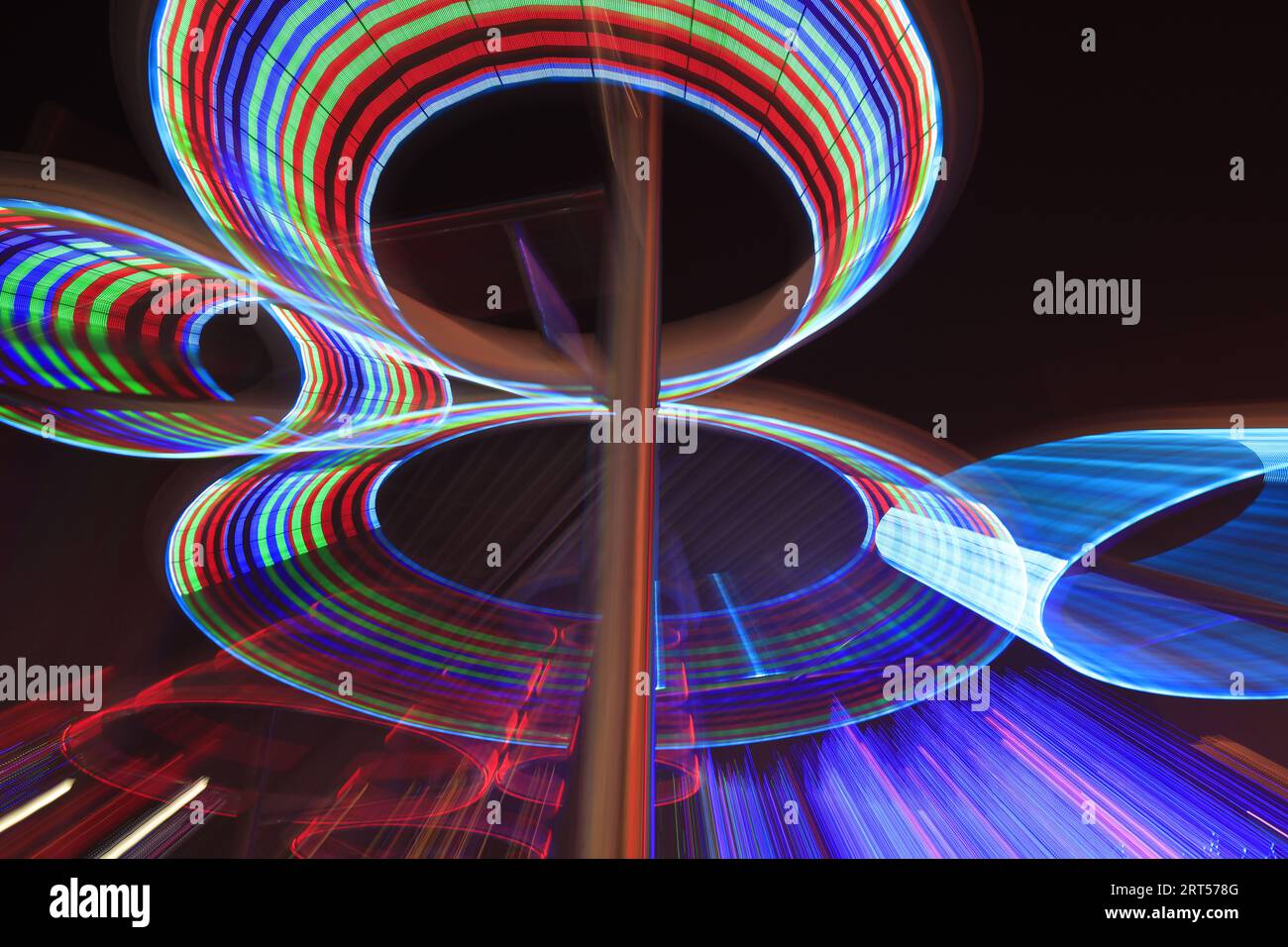 lighting effect in the dark, closeup photo Stock Photo - Alamy
