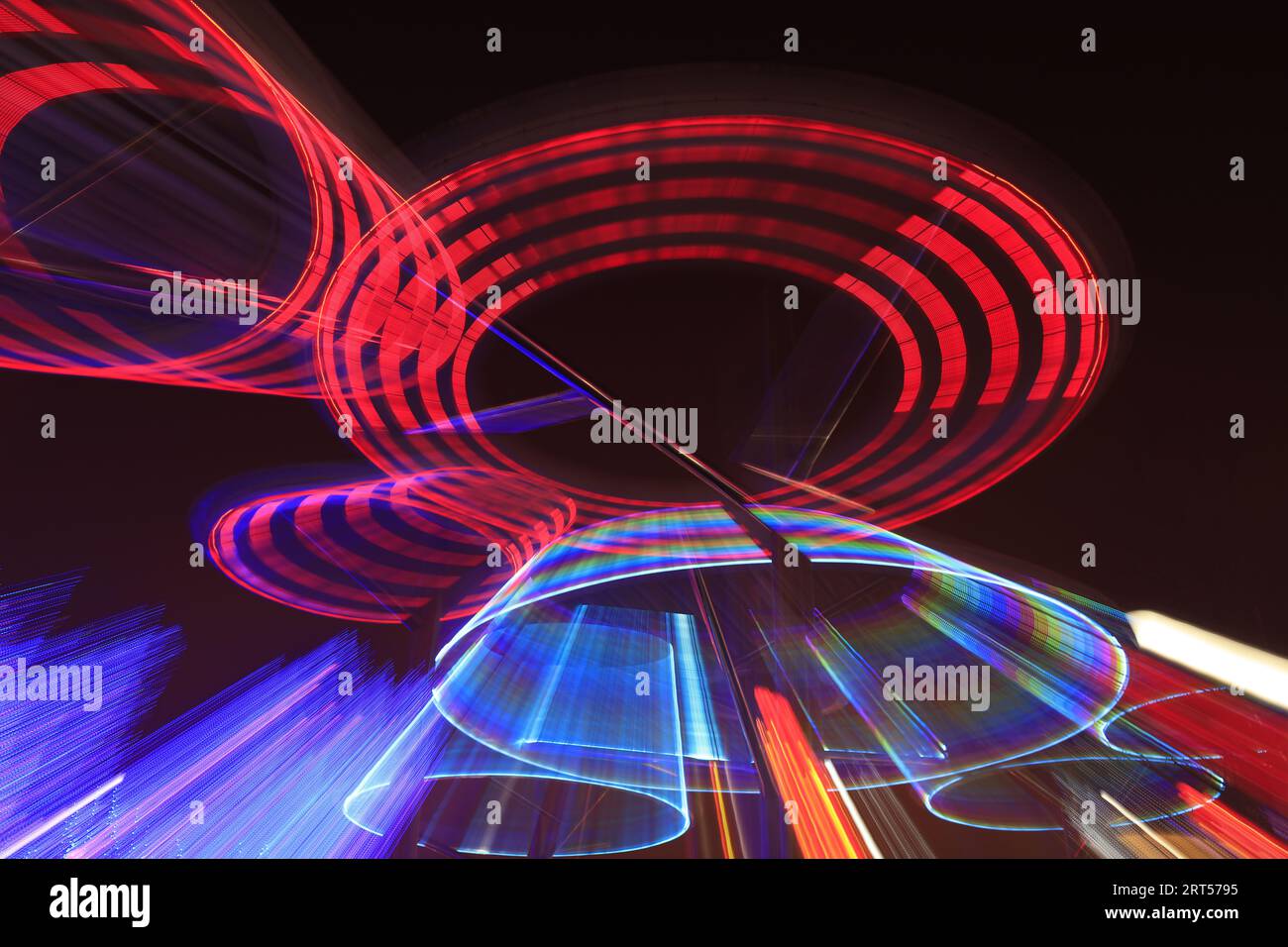 lighting effect in the dark, closeup photo Stock Photo - Alamy