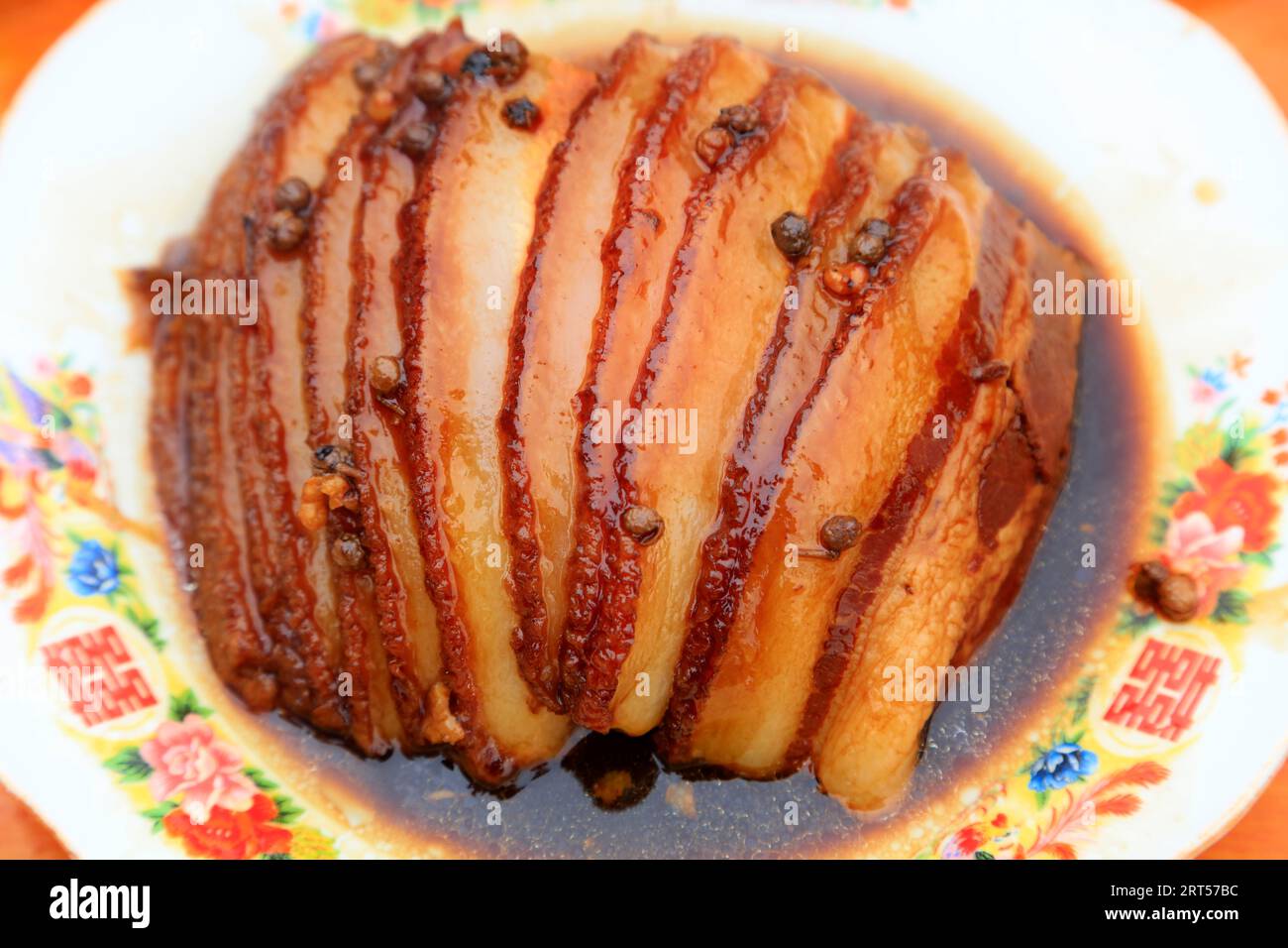 Chinese cuisine fat meat slices Stock Photo - Alamy