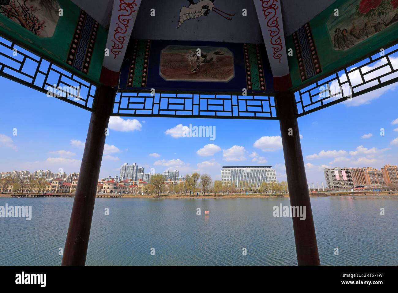 Chinese Traditional Architectural Pavilion Stock Photo - Alamy