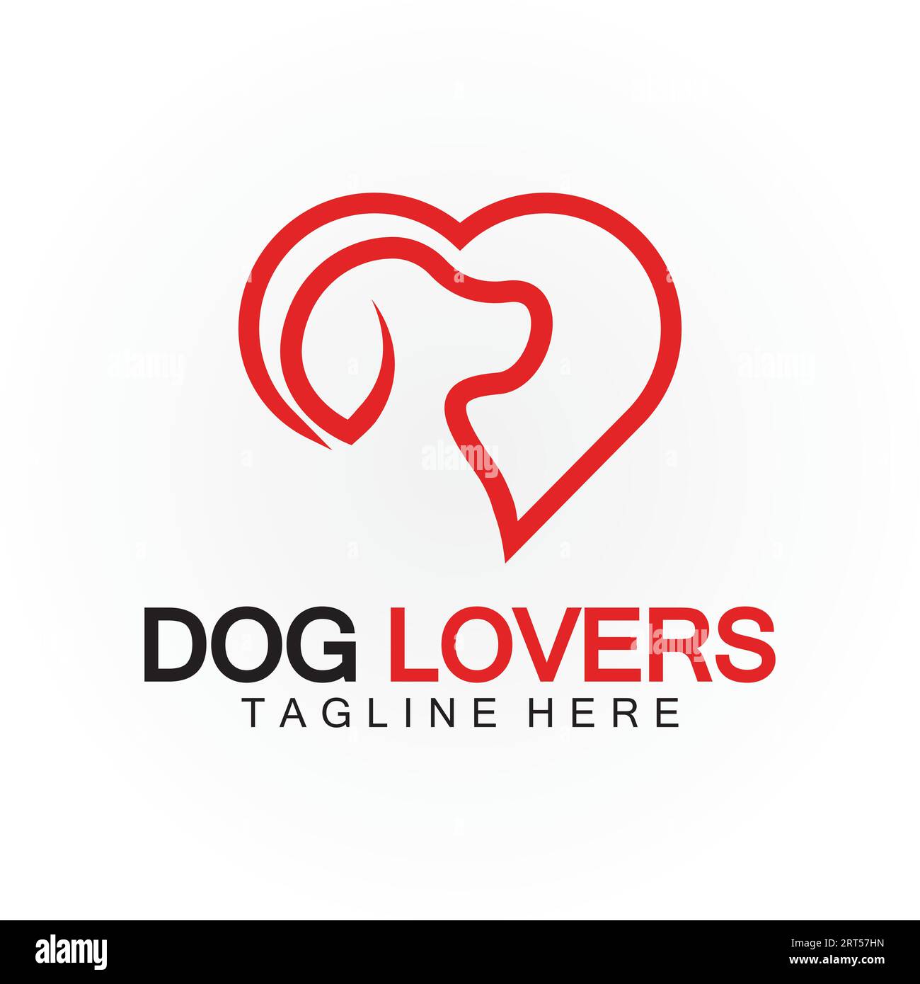 Dog lovers logo design vector template Stock Vector Image & Art - Alamy