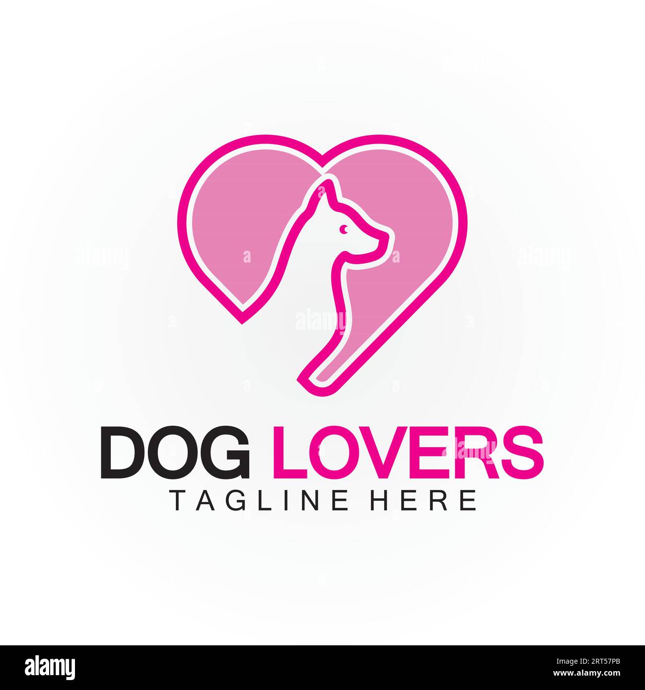 Dog lovers logo design vector template Stock Vector Image & Art - Alamy