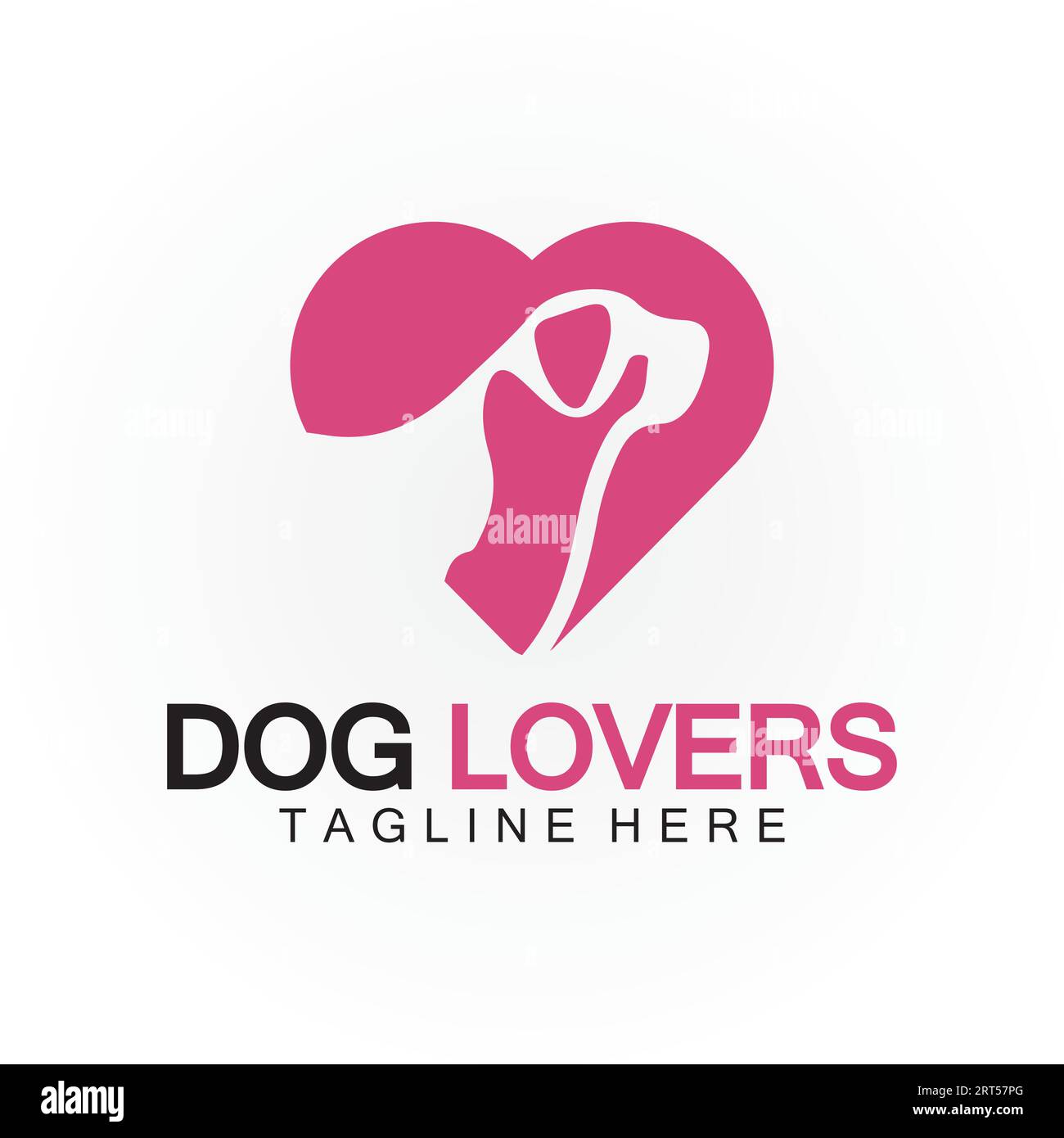Dog lovers logo design vector template Stock Vector Image & Art - Alamy