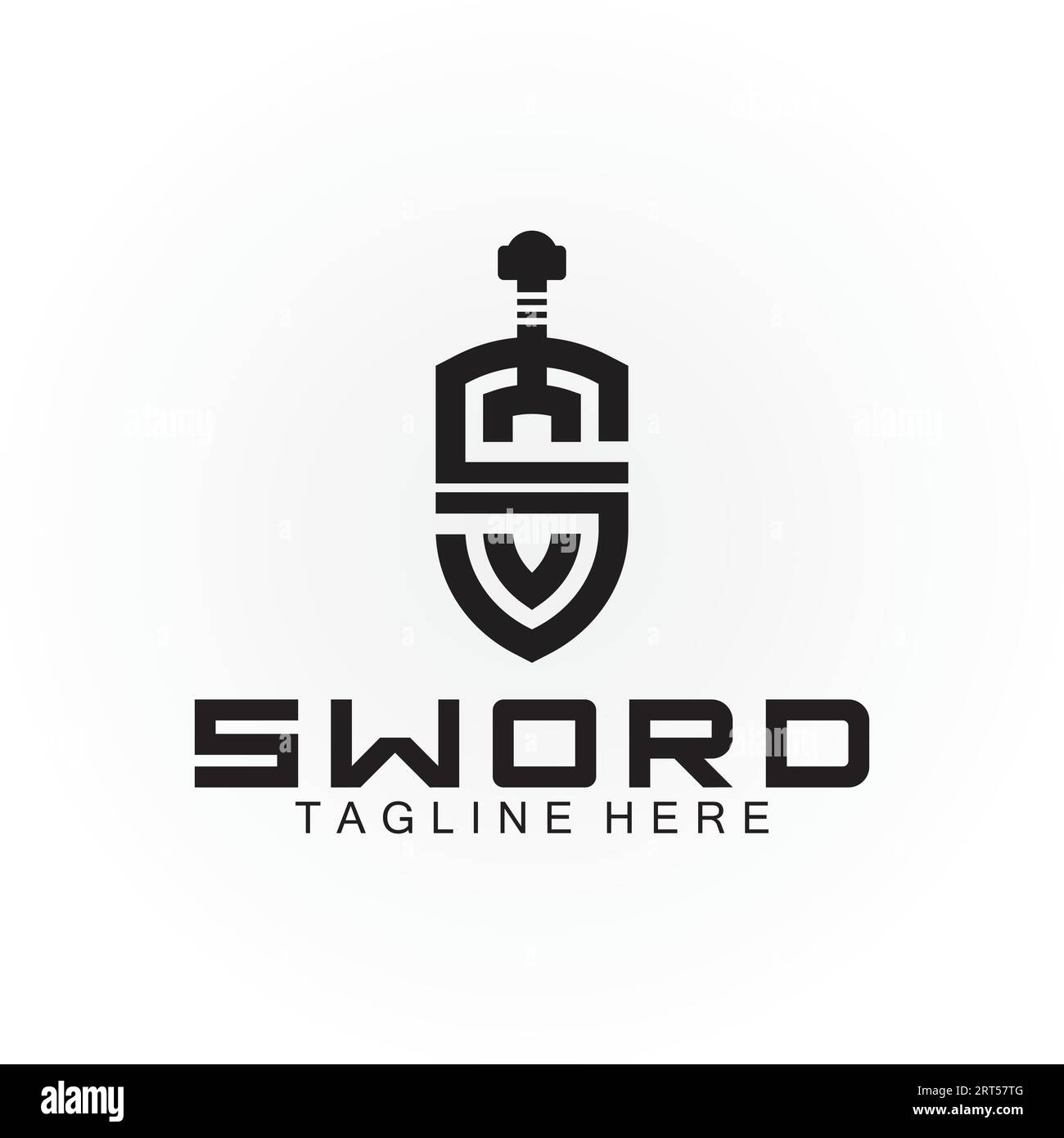 Shield protection symbol and royal luxury shield monogram vector design ...