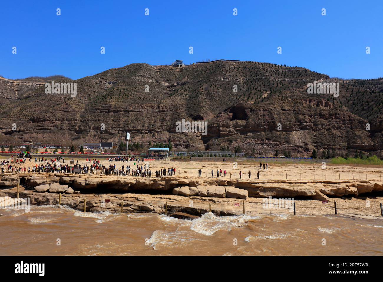 Hukou Waterfall Scenery of the Yellow River in China Stock Photo - Alamy