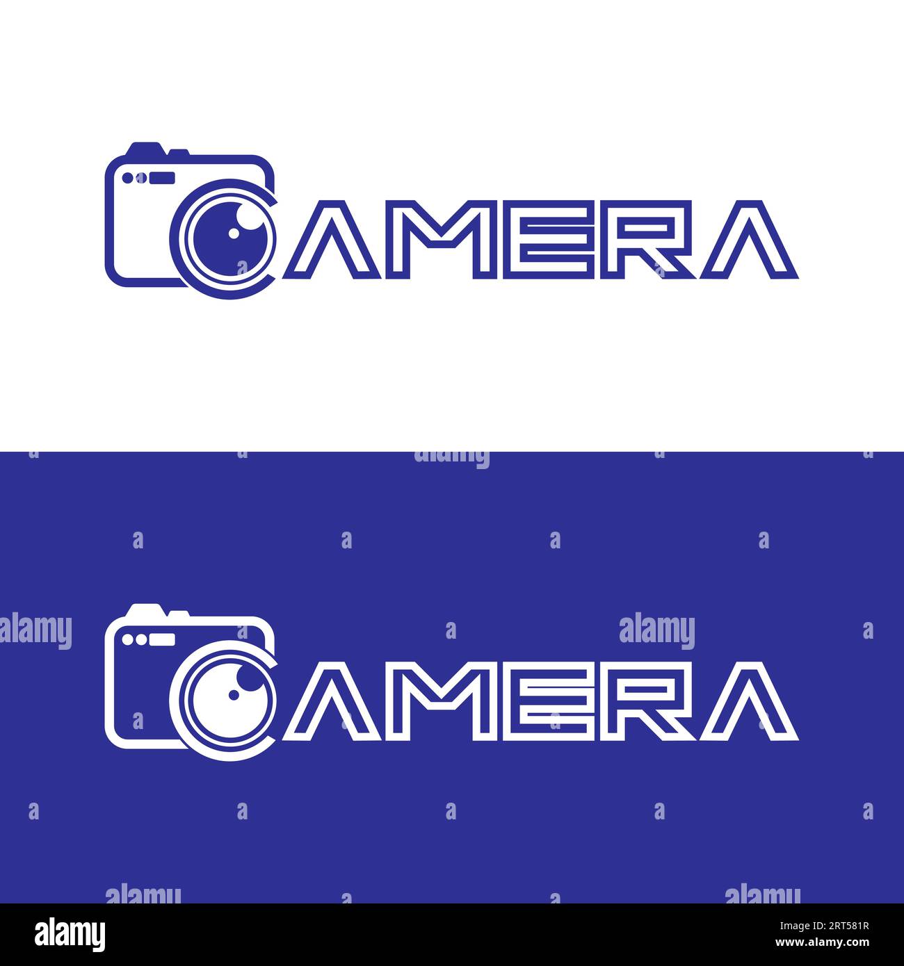 letter c with camera logo design vector illustration template Stock ...