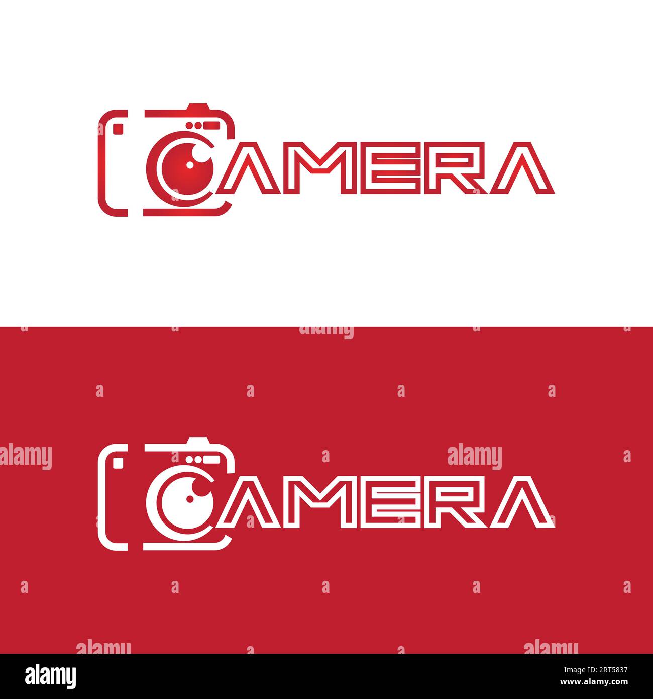 letter c with camera logo design vector illustration template Stock ...