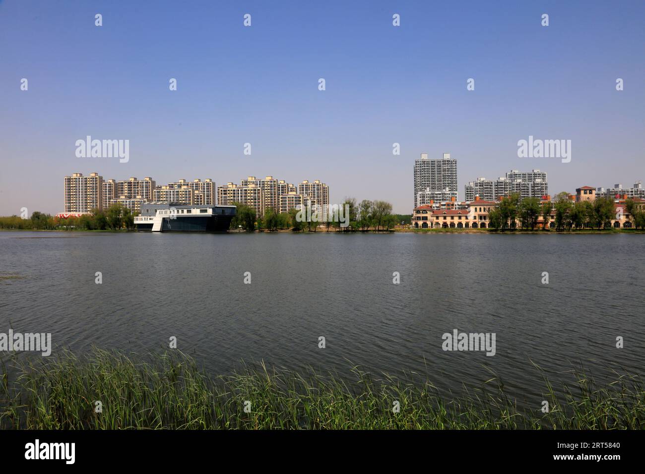 Waterfront City Scenery, Tangshan, China Stock Photo - Alamy