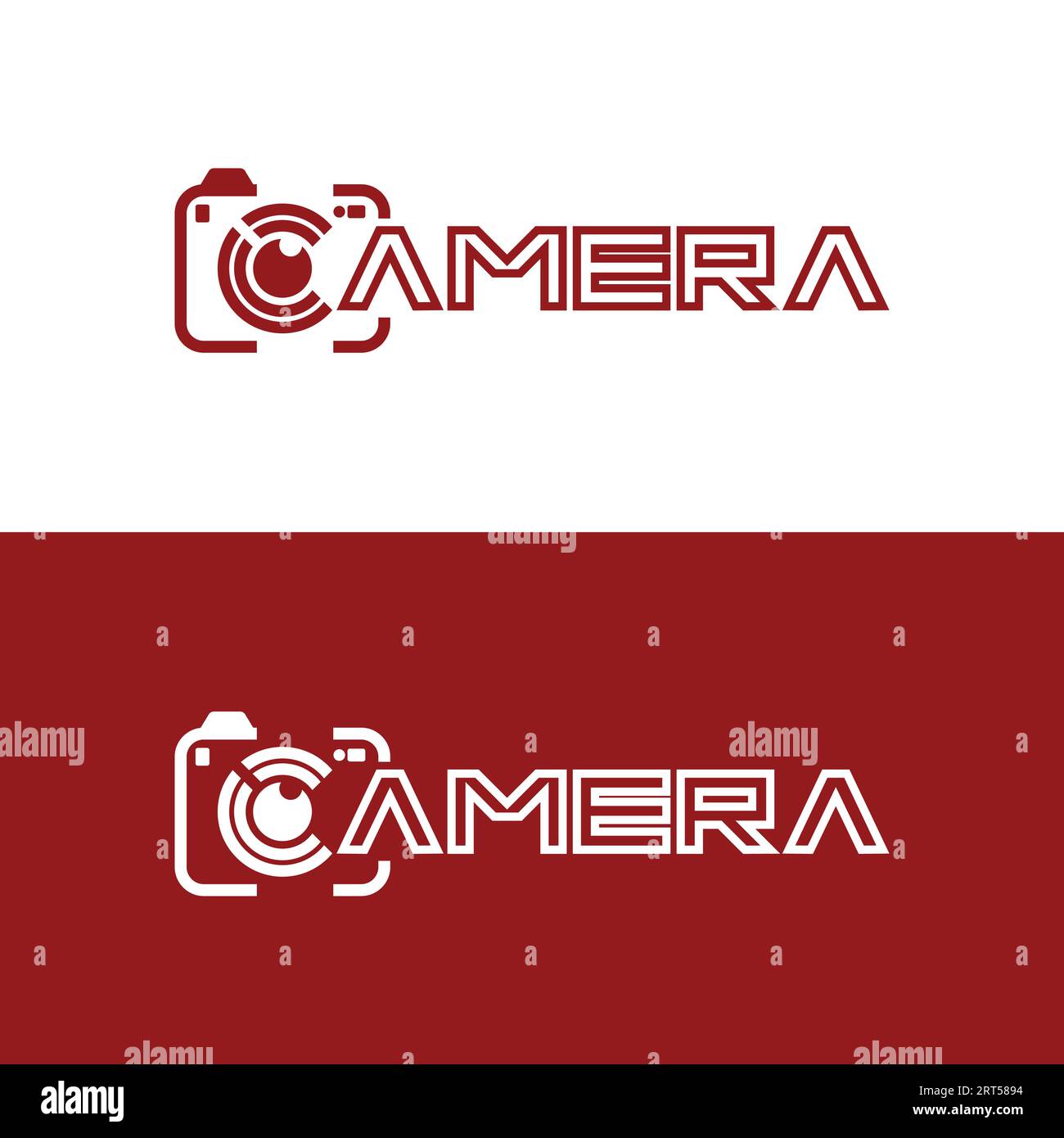 letter c with camera logo design vector illustration template Stock ...