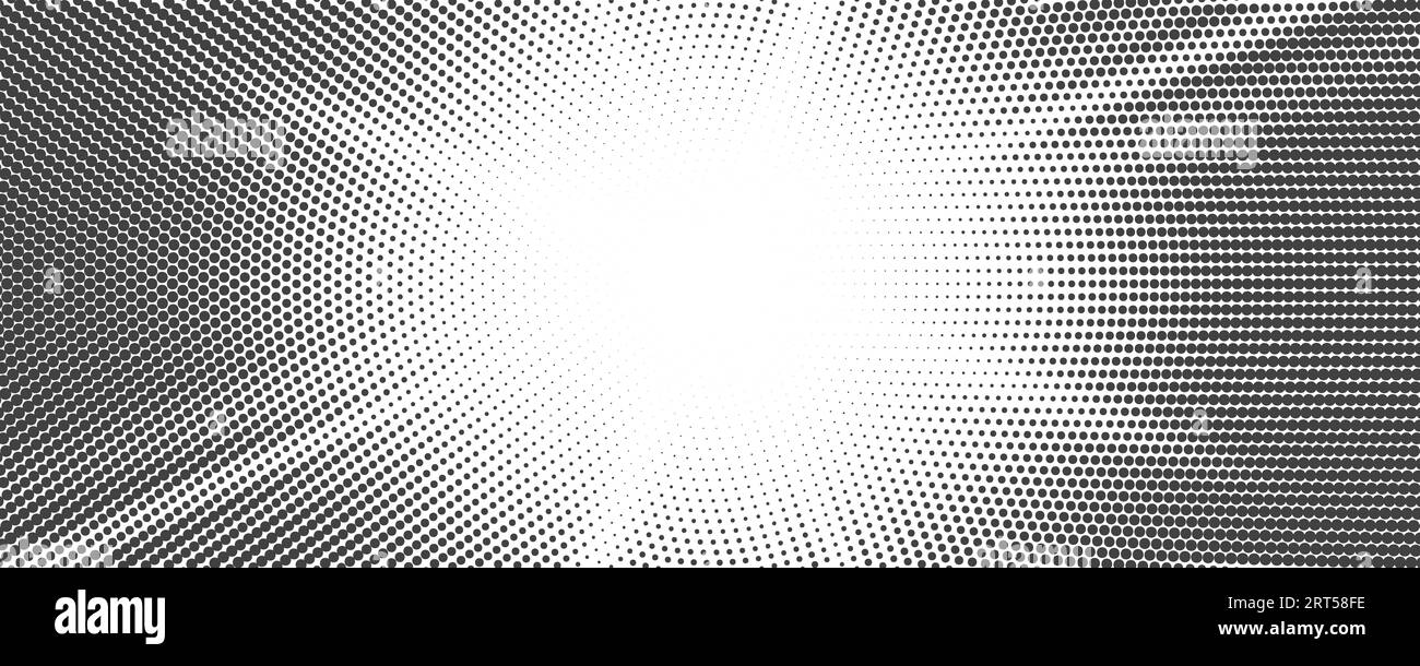 Sun rays halftone background. White and grey radial abstract comic ...