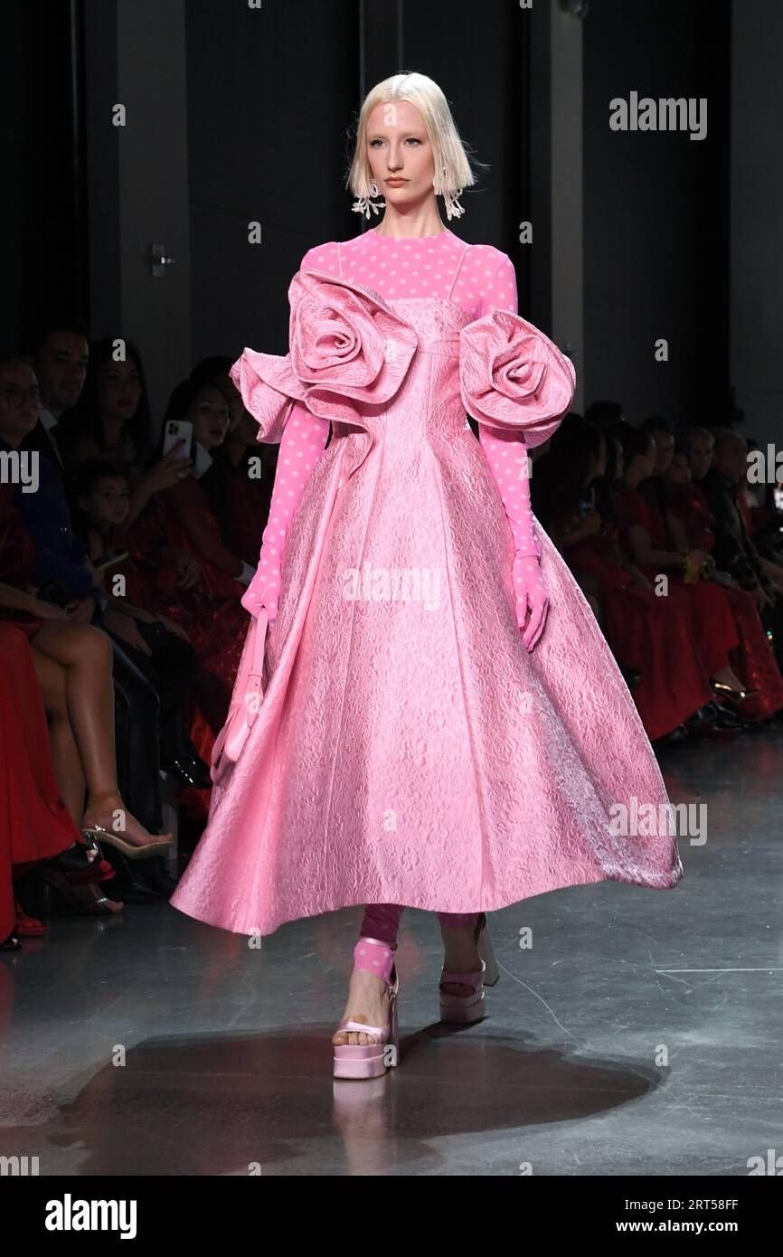 New York, USA. 10th Sep, 2023. Models walk the runway at the SIXDO SS24 ...