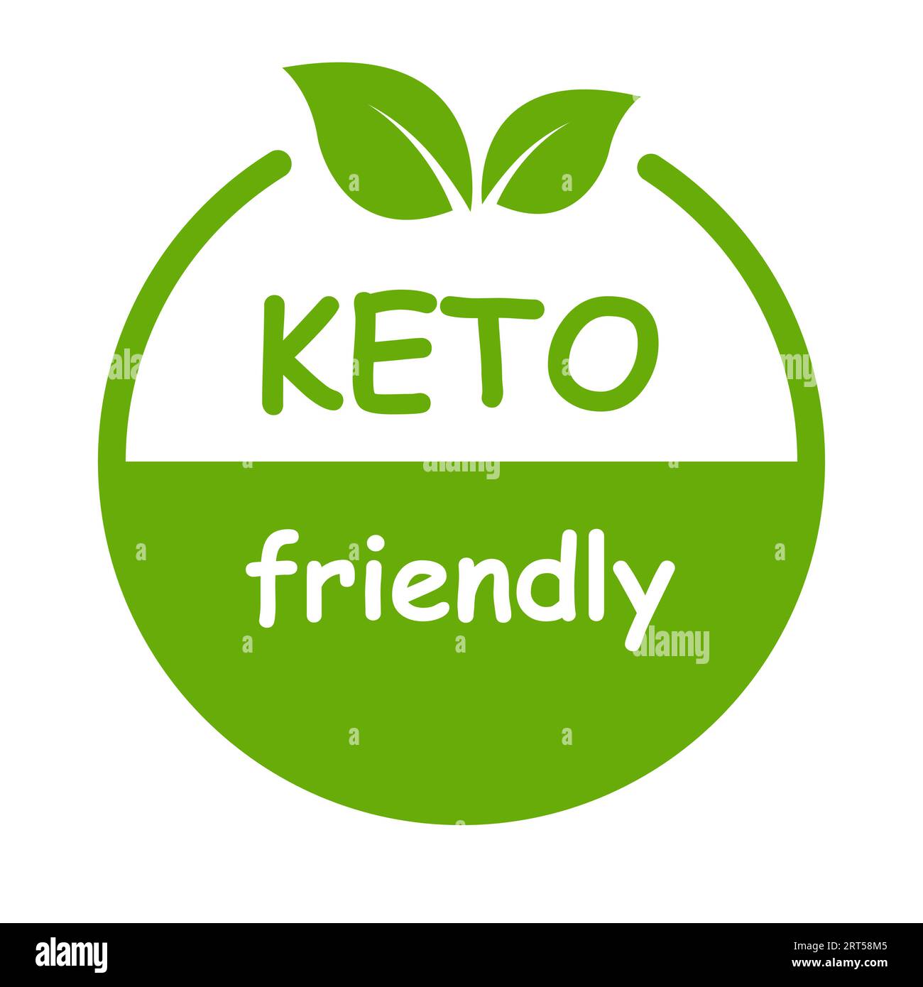 keto friendly diet healthy food label icon vector for graphic design ...