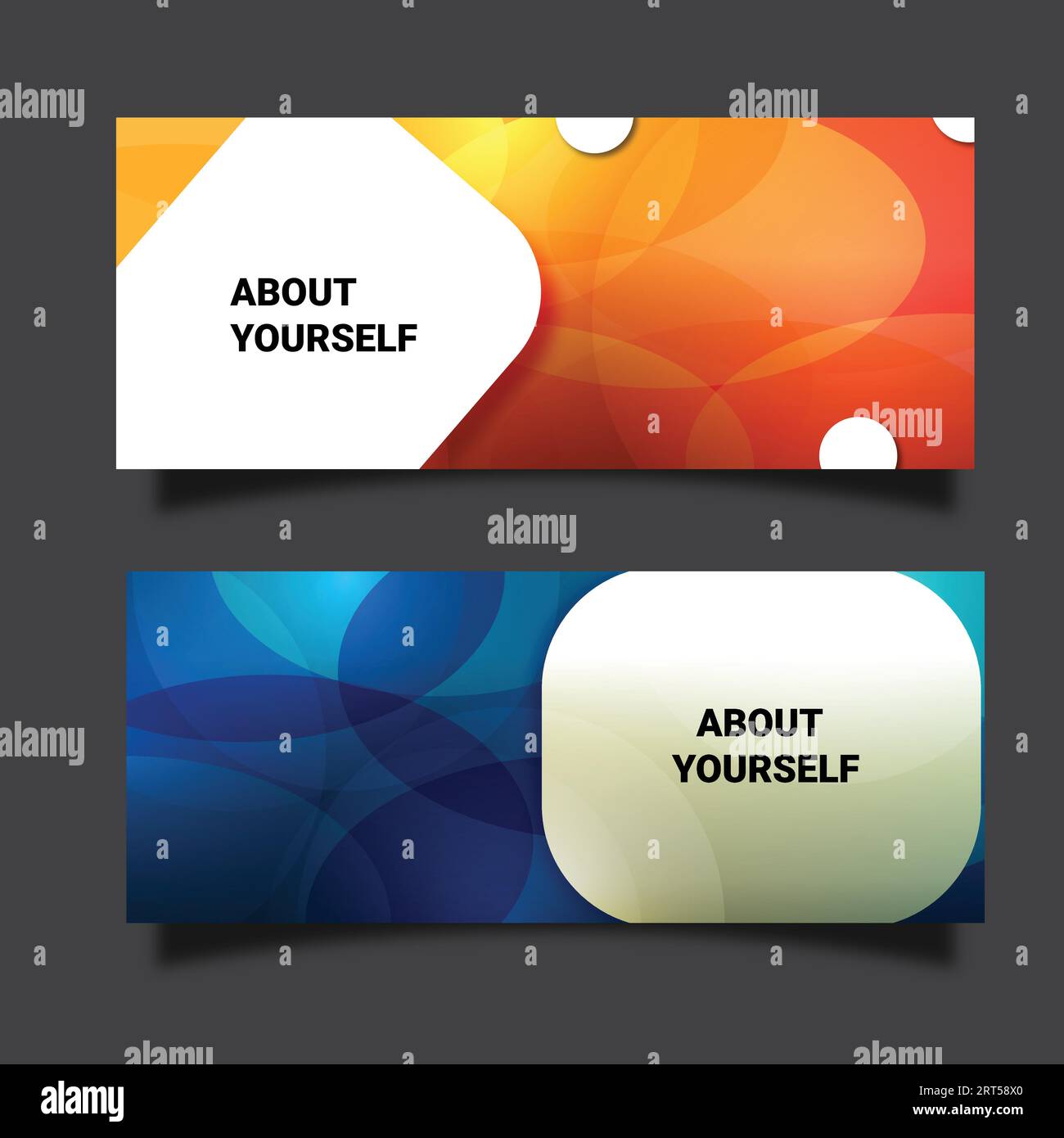 Web banner bundle vector vectors hi-res stock photography and images ...