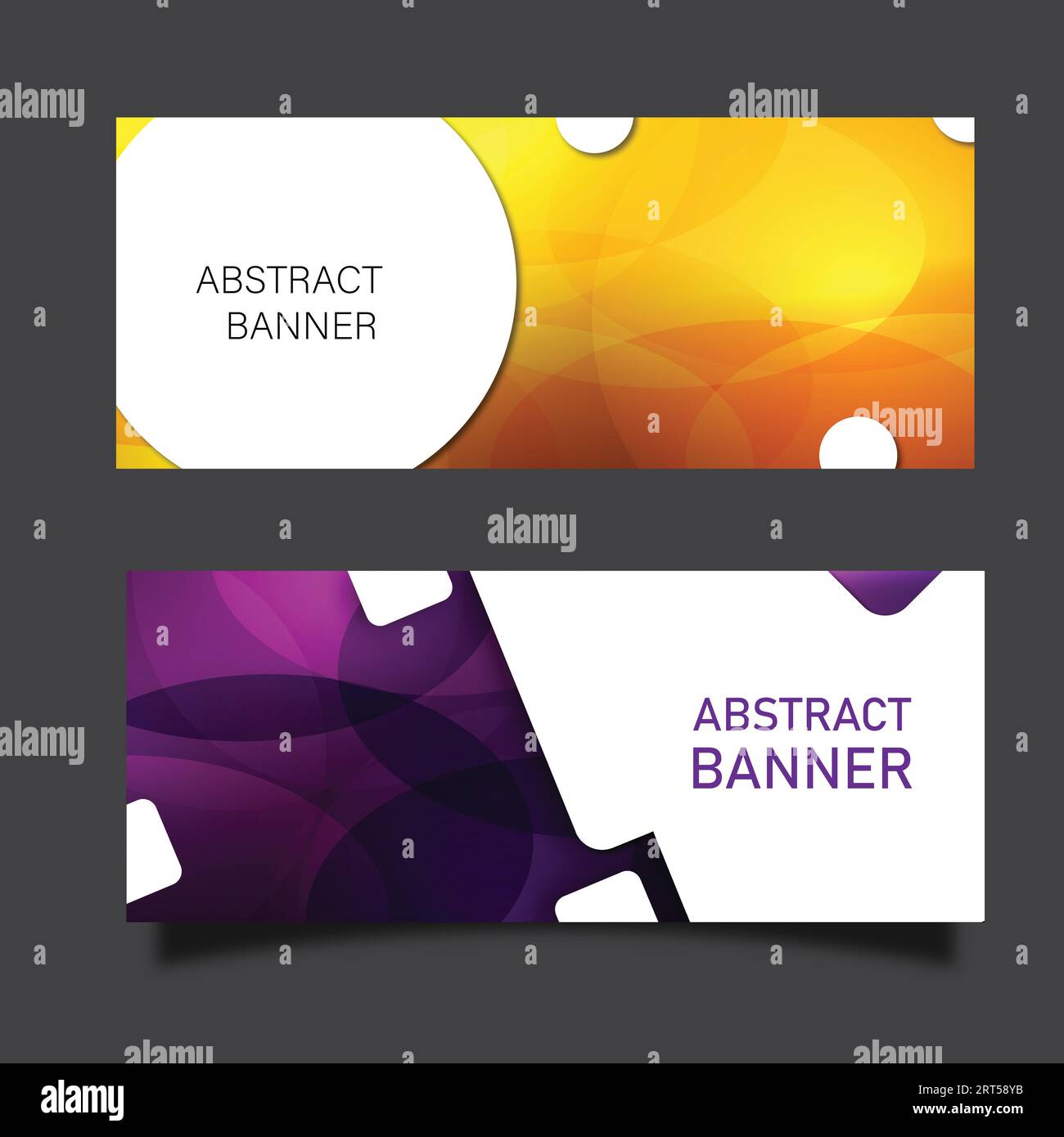Web banner bundle vector vectors hi-res stock photography and images ...