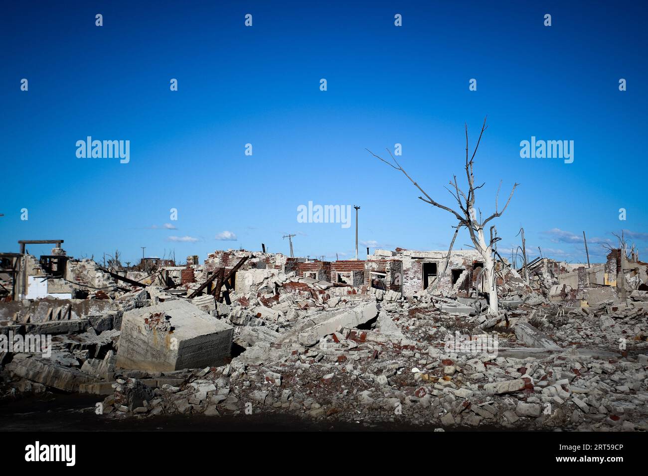 Epecuen, Buenos Aires, Argentina. 23rd Aug, 2023. Ruins of Epecuen ...