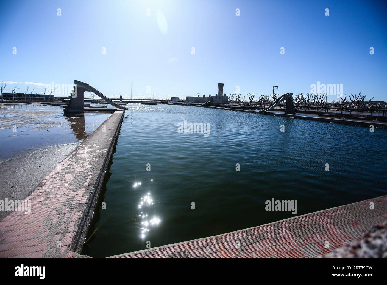 Epecuen, Buenos Aires, Argentina. 23rd Aug, 2023. Old pools of Epecuen ...