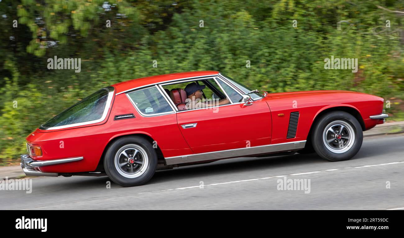 Milton Keynes,UK-Sept 10th 2023: 1970 red Jensen Interceptor car ...