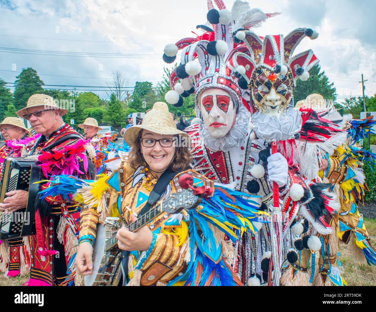 WMMR's Jacky Bam Bam and members of Bucks County's Uptown String Band ...