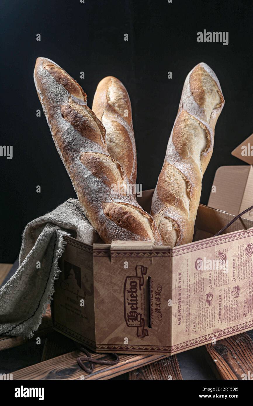 Vintage bread photo, original raw wheat bread, hi res photo Stock Photo ...