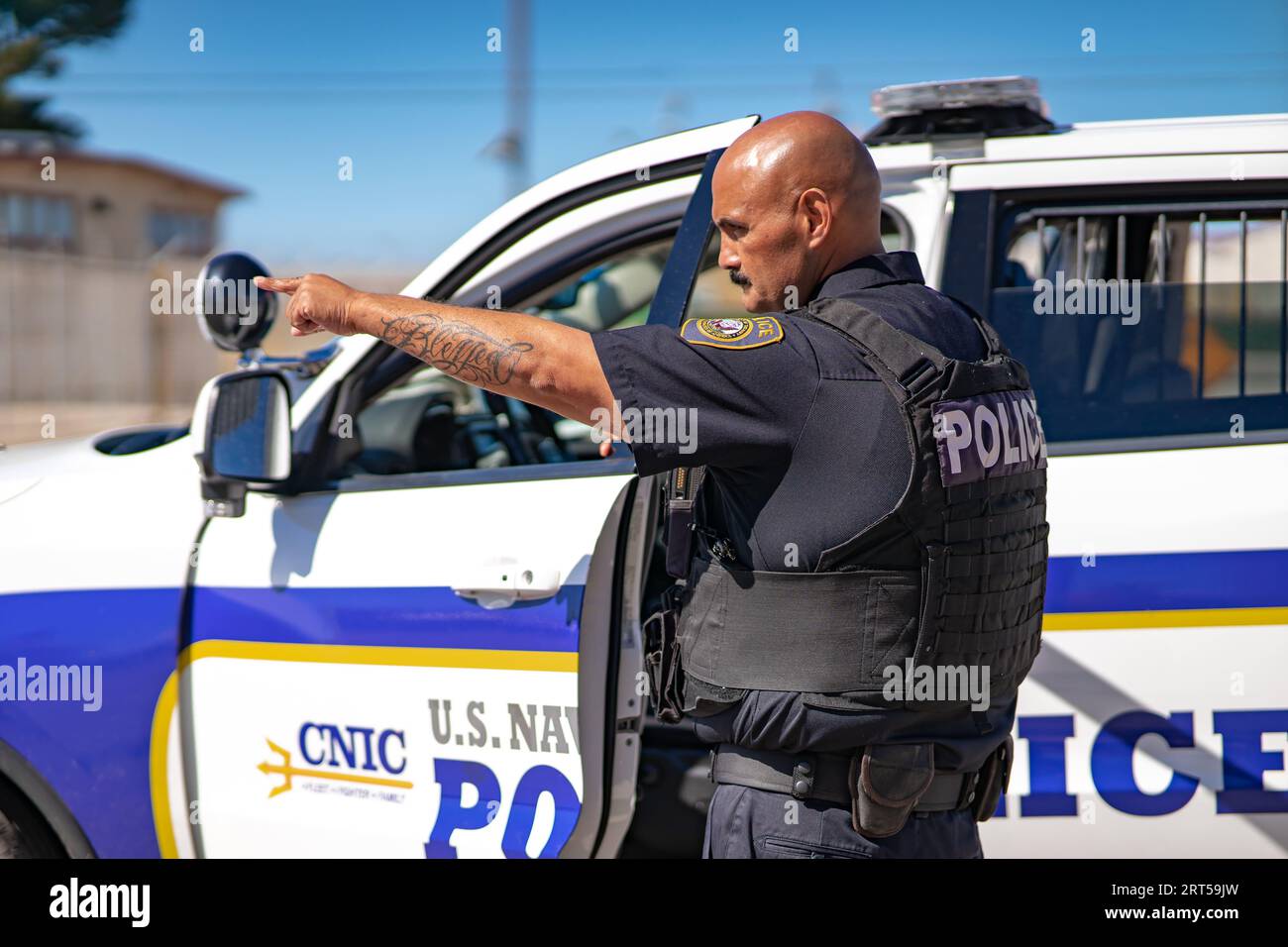 April 11, 2023, Ventura, California, USA: Members of Naval Base Ventura ...