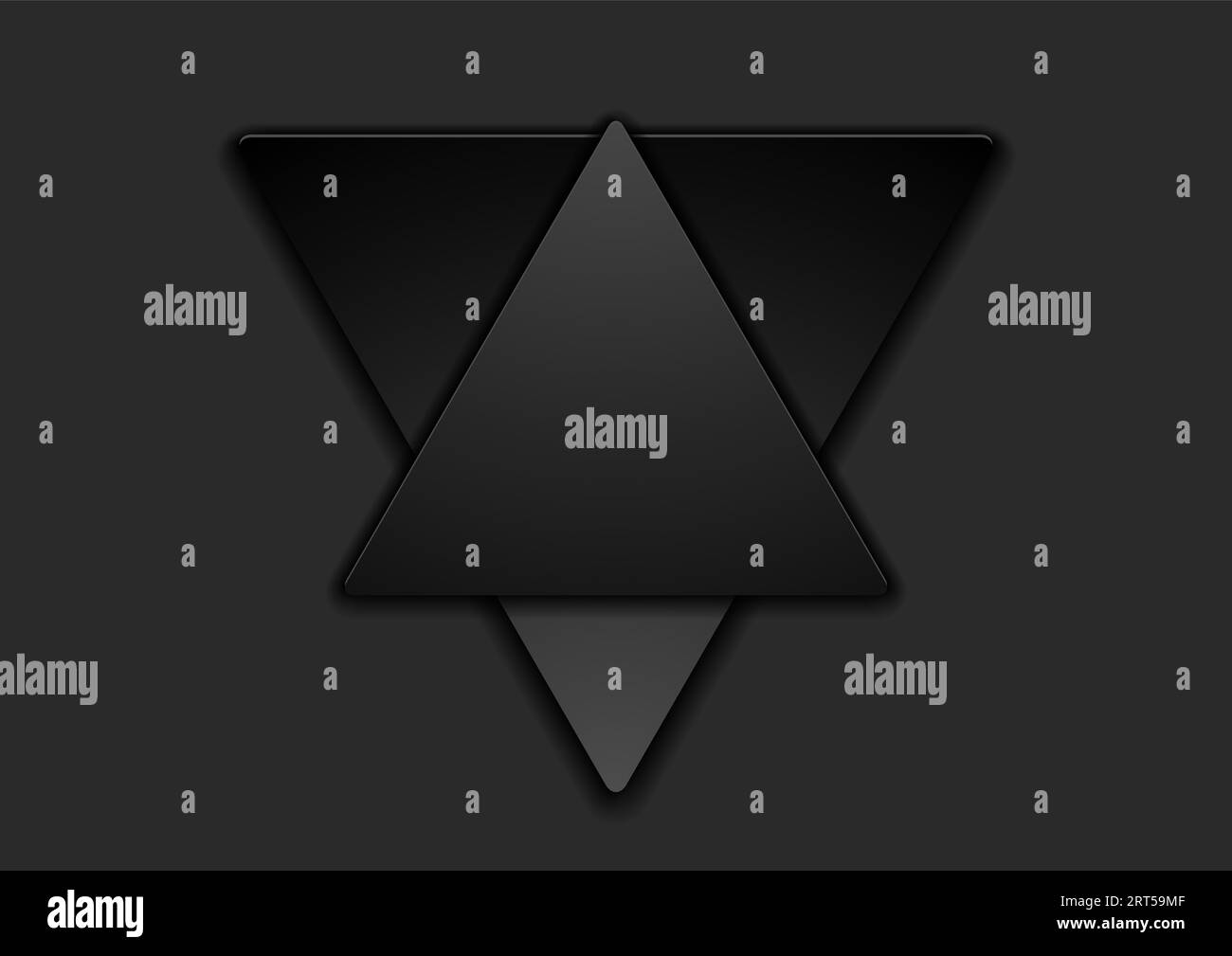 Black technology concept triangles abstract background. Vector ...