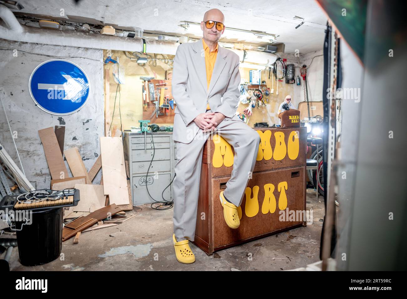 Bochum, Germany. 05th Sep, 2023. Musician Mambo Kurt sits for press ...