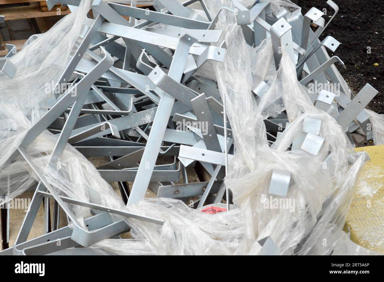 A lot of metal galvanized iron chrome construction fasteners for the ...