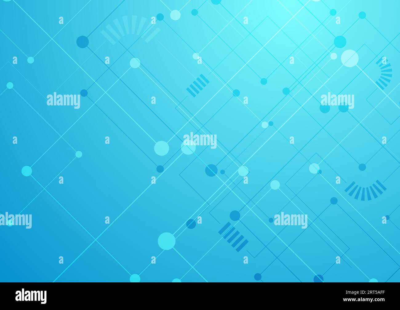 Abstract light blue tech circuit board lines drawing graphic design ...
