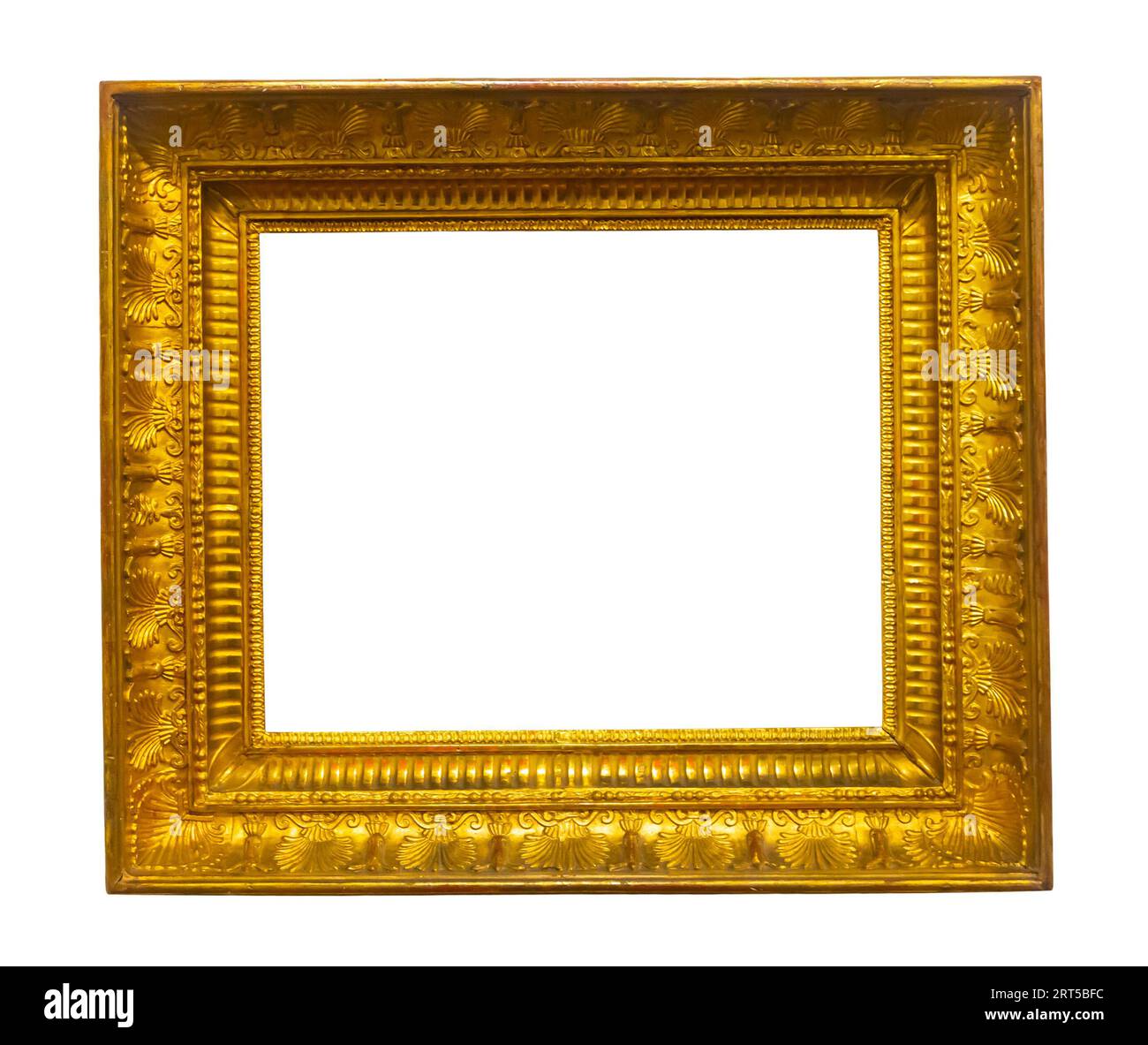 Classic gold picture frame Stock Photo - Alamy