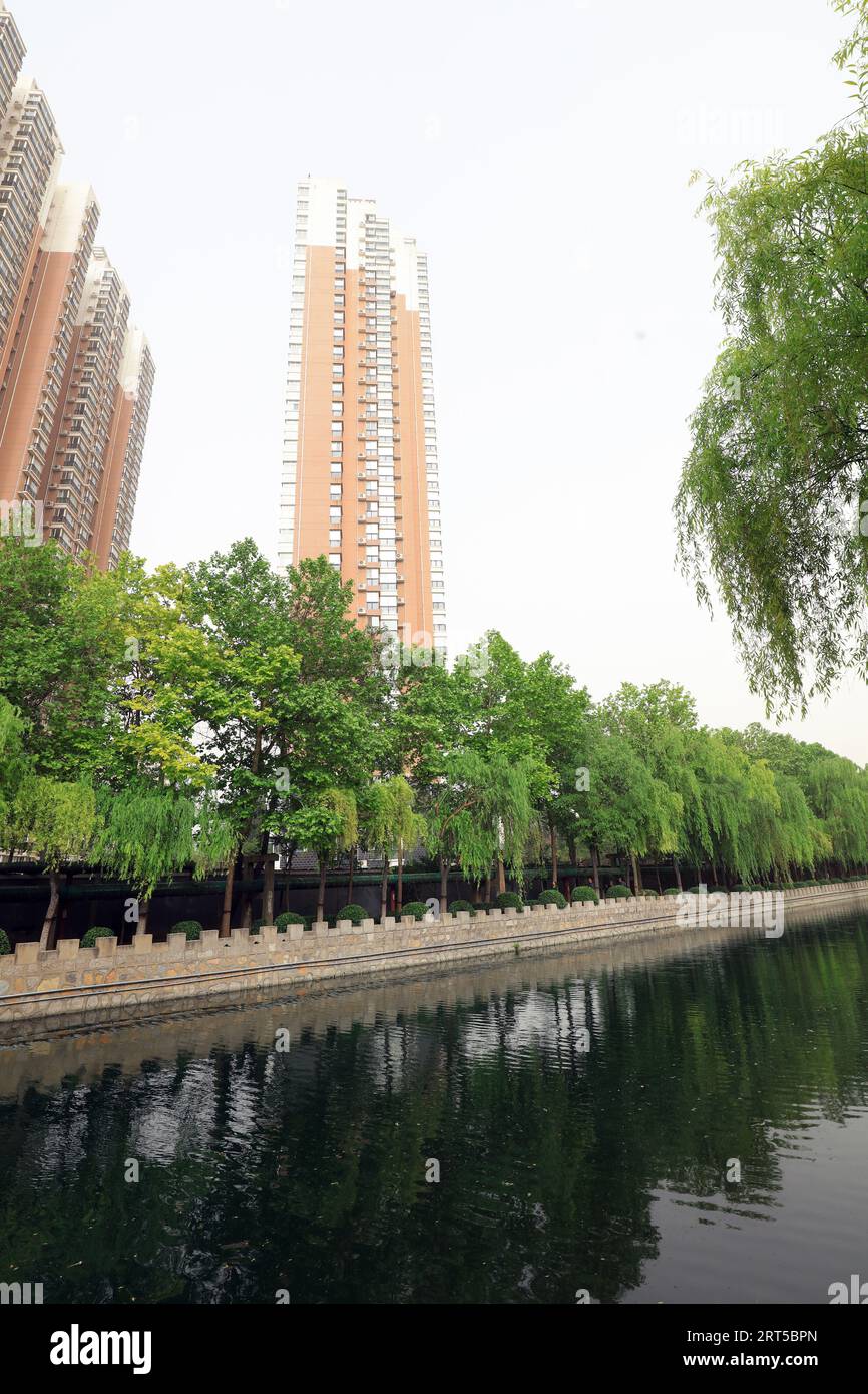 City River scenery Stock Photo - Alamy