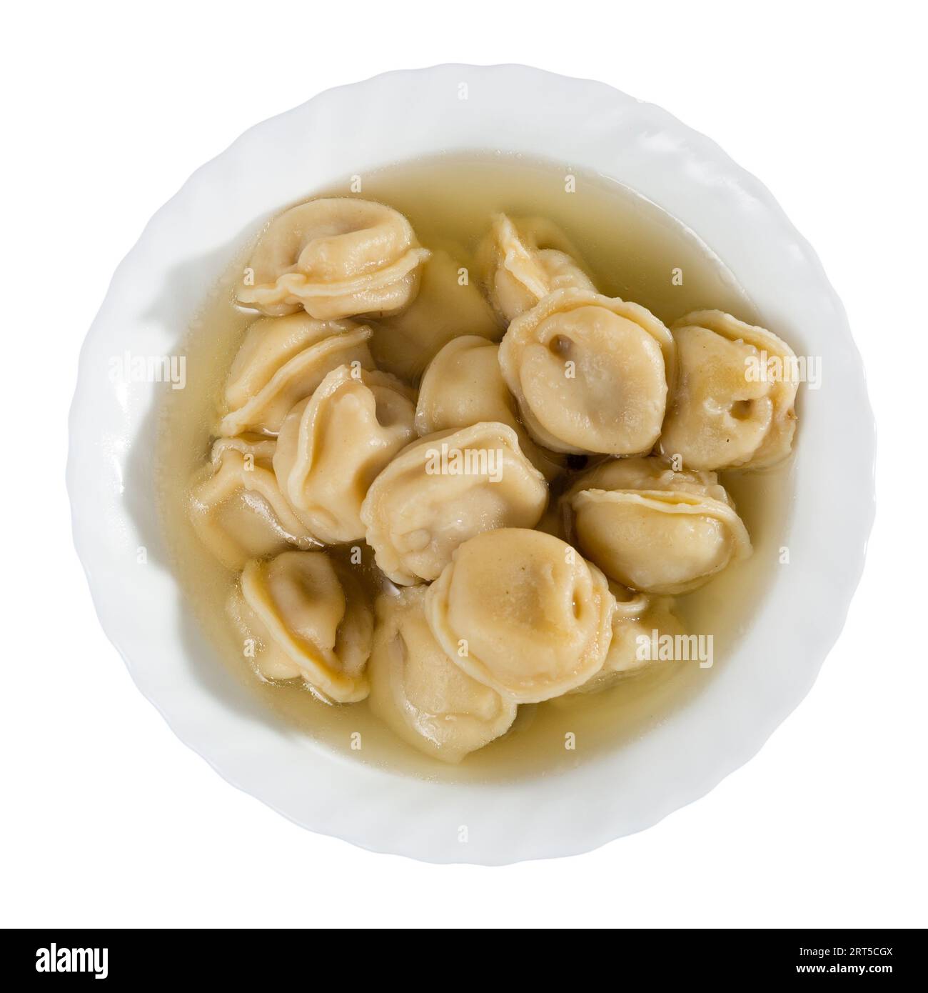 Broth with dumplings Cut Out Stock Images & Pictures - Alamy