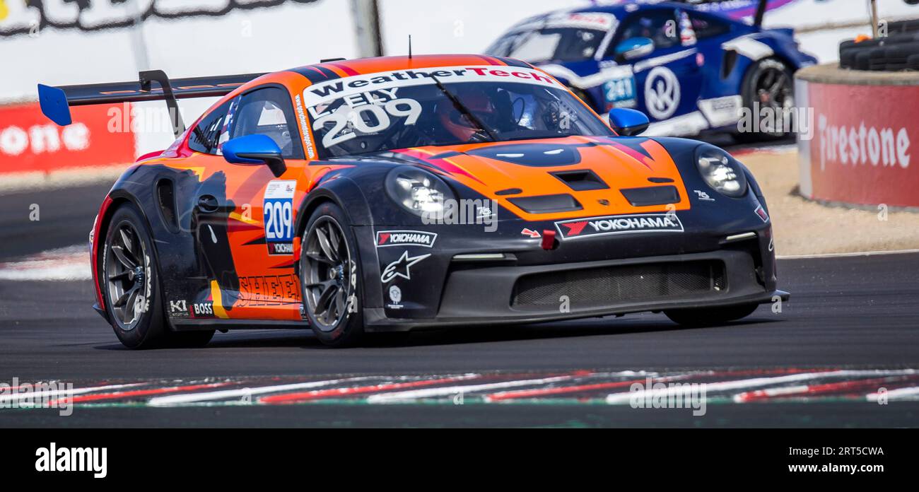 September 09 2023 Monterey, CA, U.S.A. Driver Laura Ely# 209 coming out ...