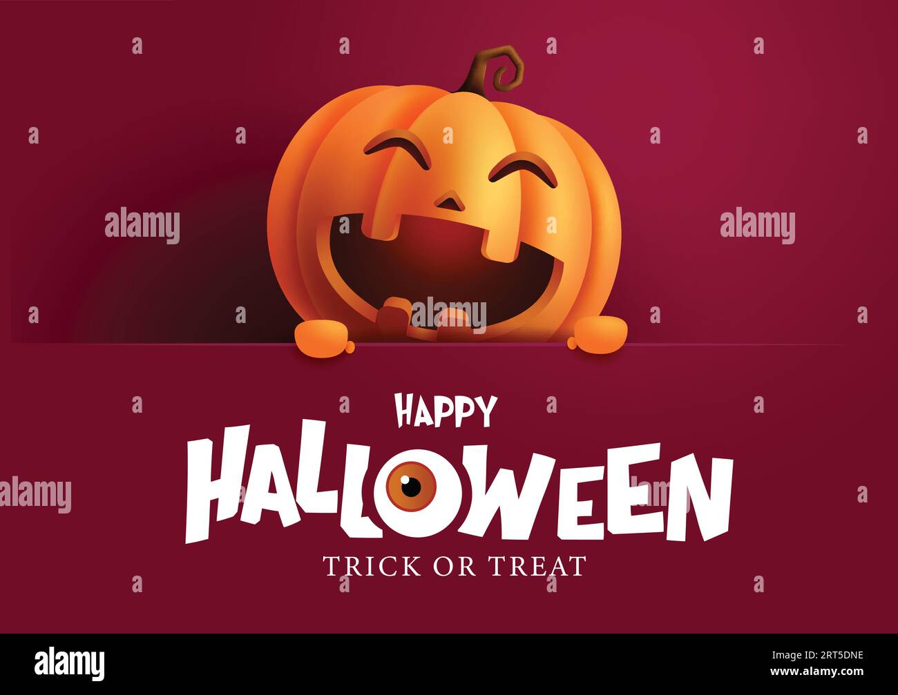 Happy halloween text vector template design. Halloween trick or treat ...
