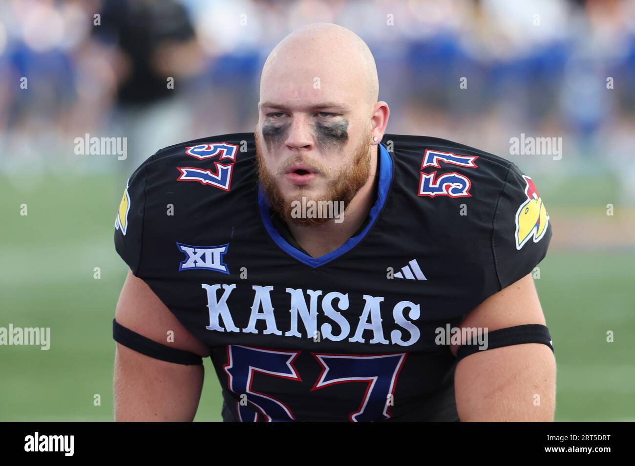 LAWRENCE, KS - SEPTEMBER 08: Kansas Jayhawks offensive lineman Hank ...