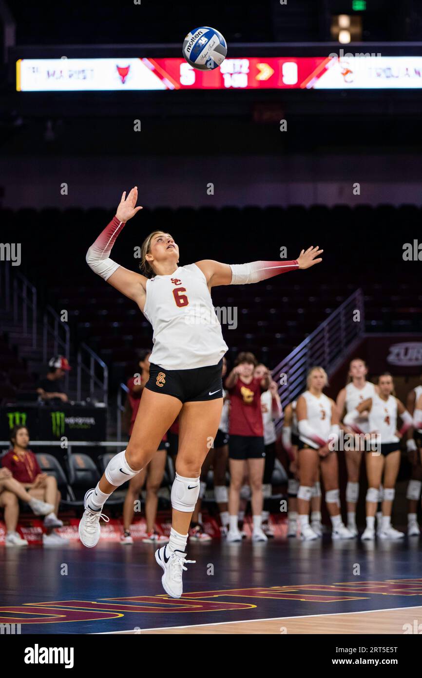Los Angeles, United States. 09th Sep, 2023. USC Trojans libero Ellie ...