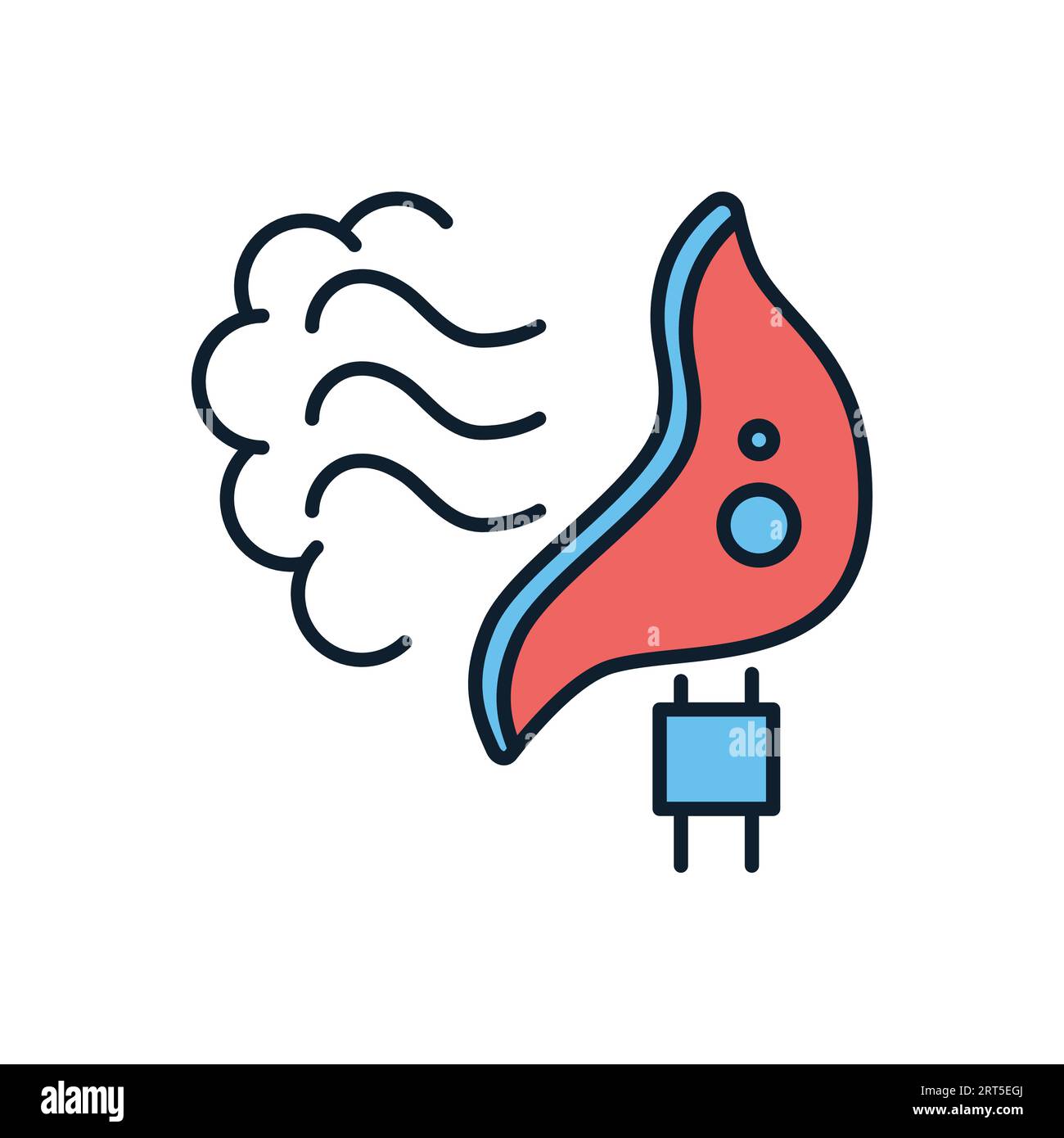 Mechanical ventilation related vector icon. Medical ventilator sign ...