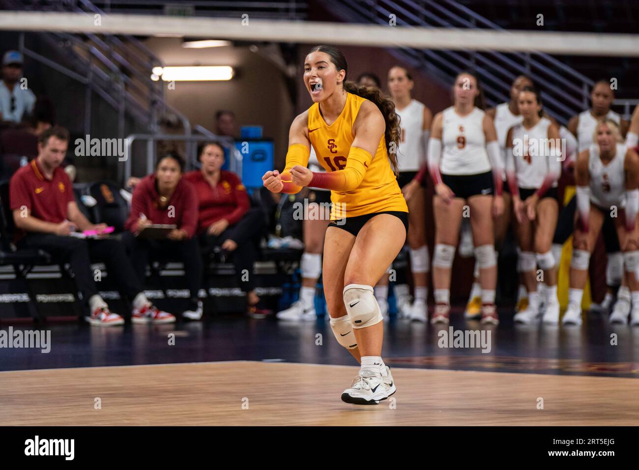 Los Angeles, United States. 09th Sep, 2023. USC Trojans libero Gala ...