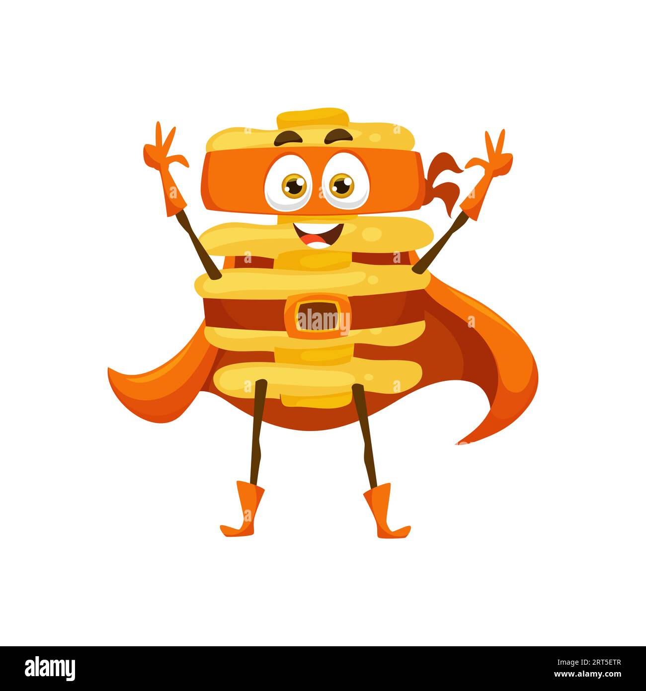 Cartoon radiatori italian pasta food superhero character. Isolated ...