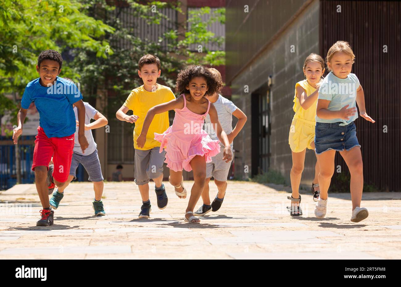 Children playing running mexico hi-res stock photography and images - Alamy