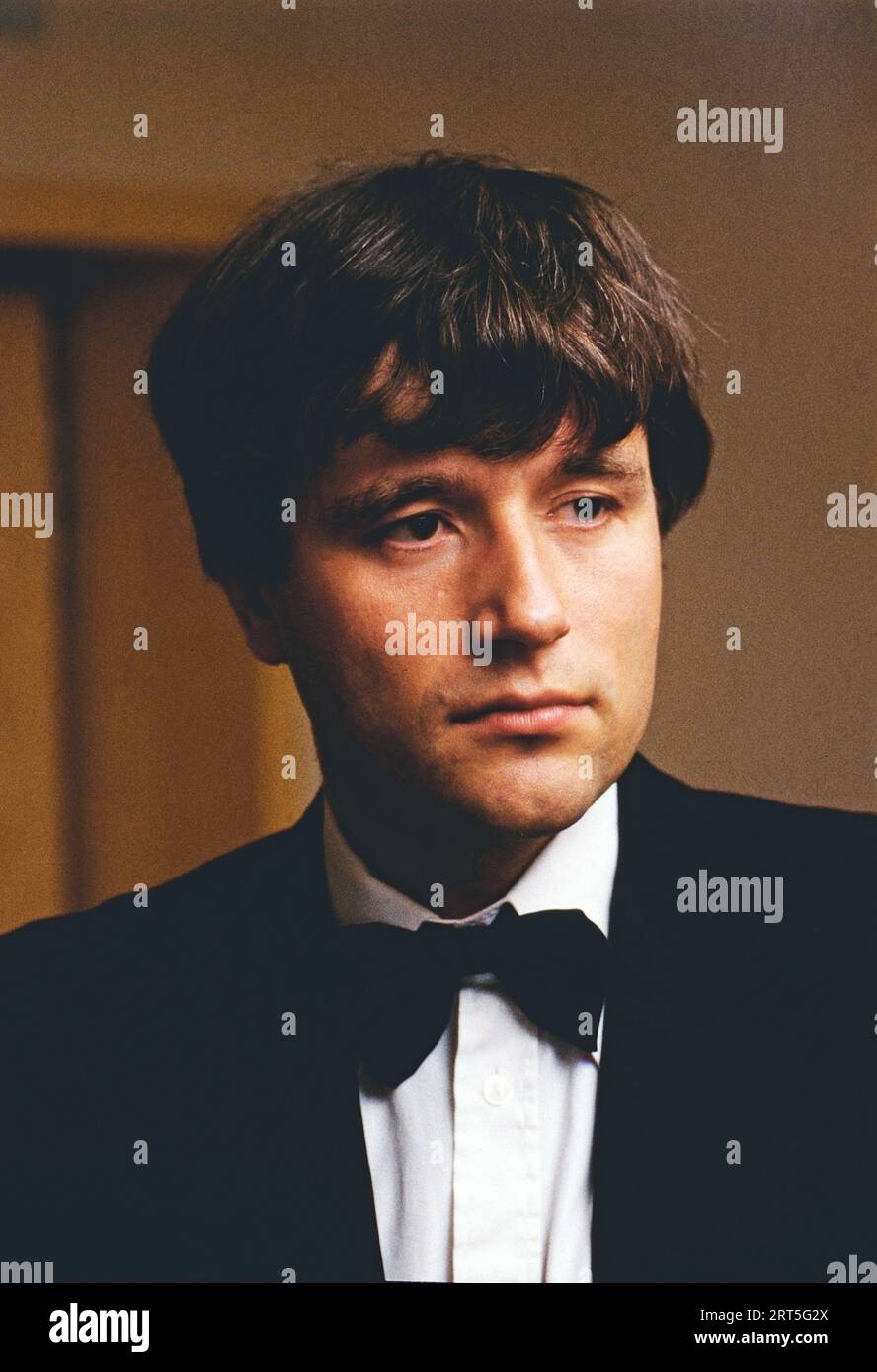 Dezső Ránki, ungarischer Pianist, Portrait 1987. Dezsö Ranki, Hungarian ...