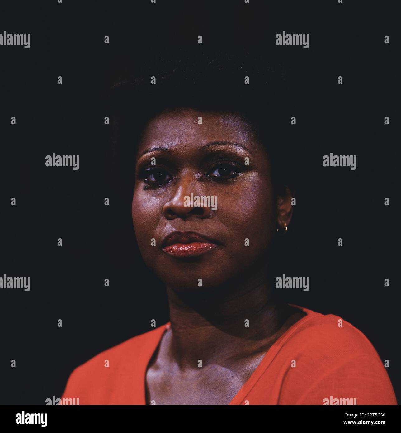 Liz McComb, amerikanische Gospel und Blues Sängerin, Portrait 1982. Liz ...